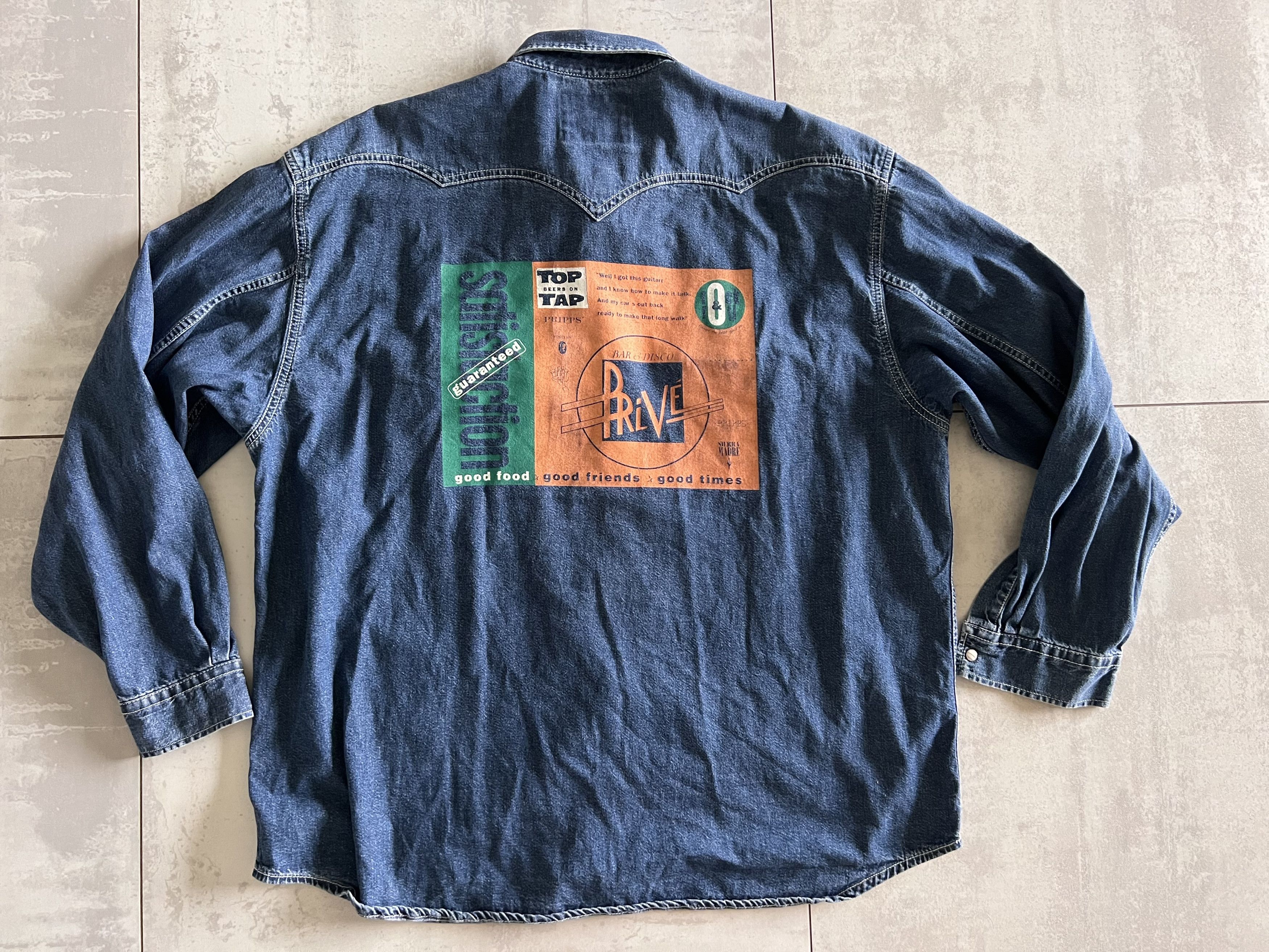 Levi's Vintage Clothing Levis Denim shirt XL Bruce Springsteen | Grailed