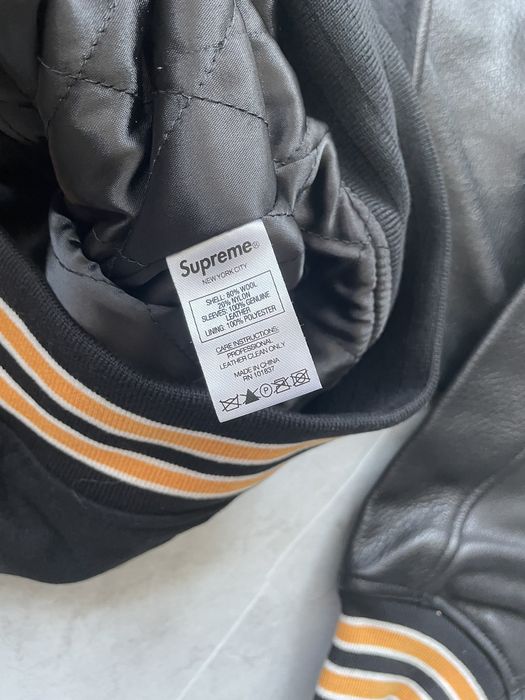 Supreme Chito bones varsity jacket L | Grailed