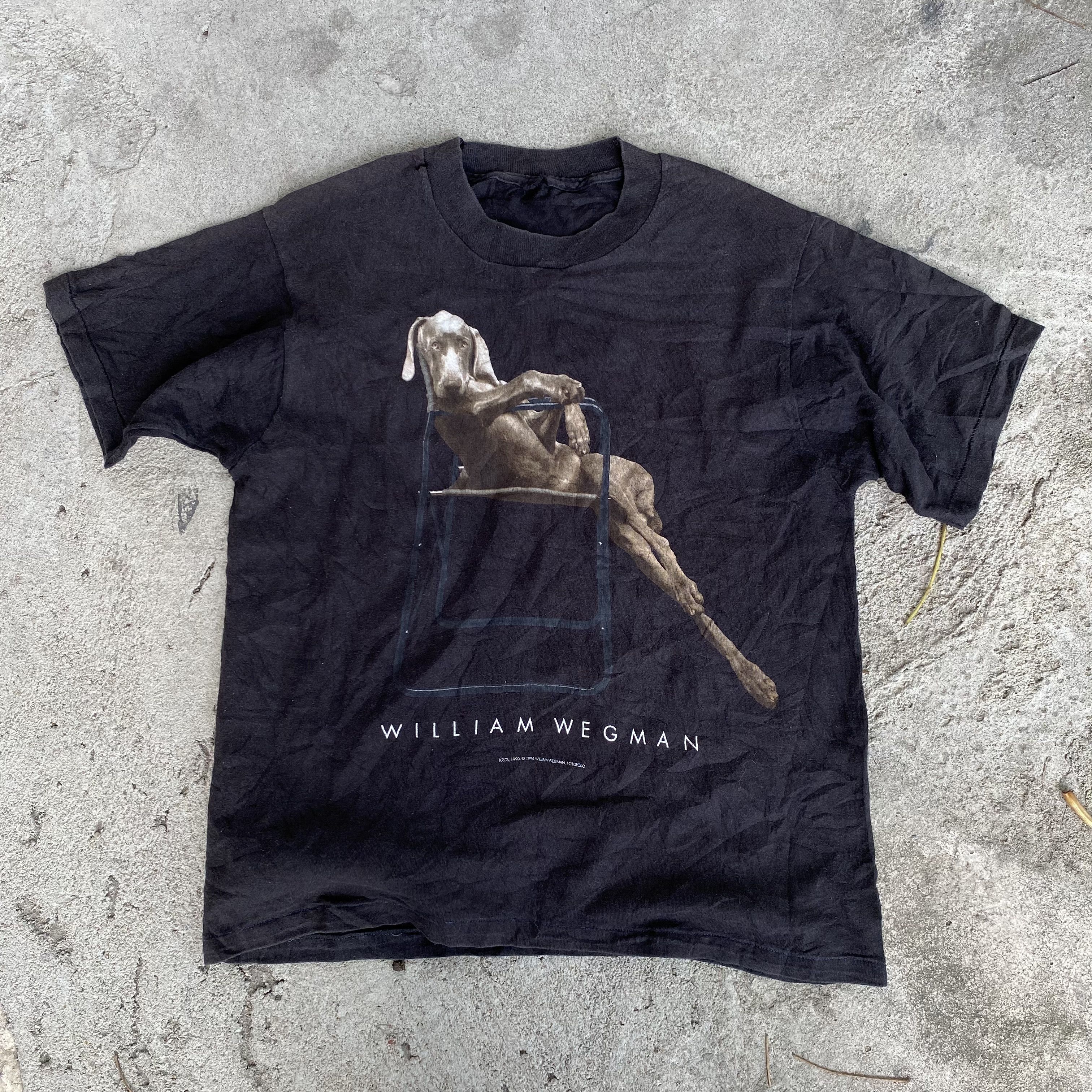 Art × Very Rare × Vintage Vintage 90s William Wegman Shirt | Grailed