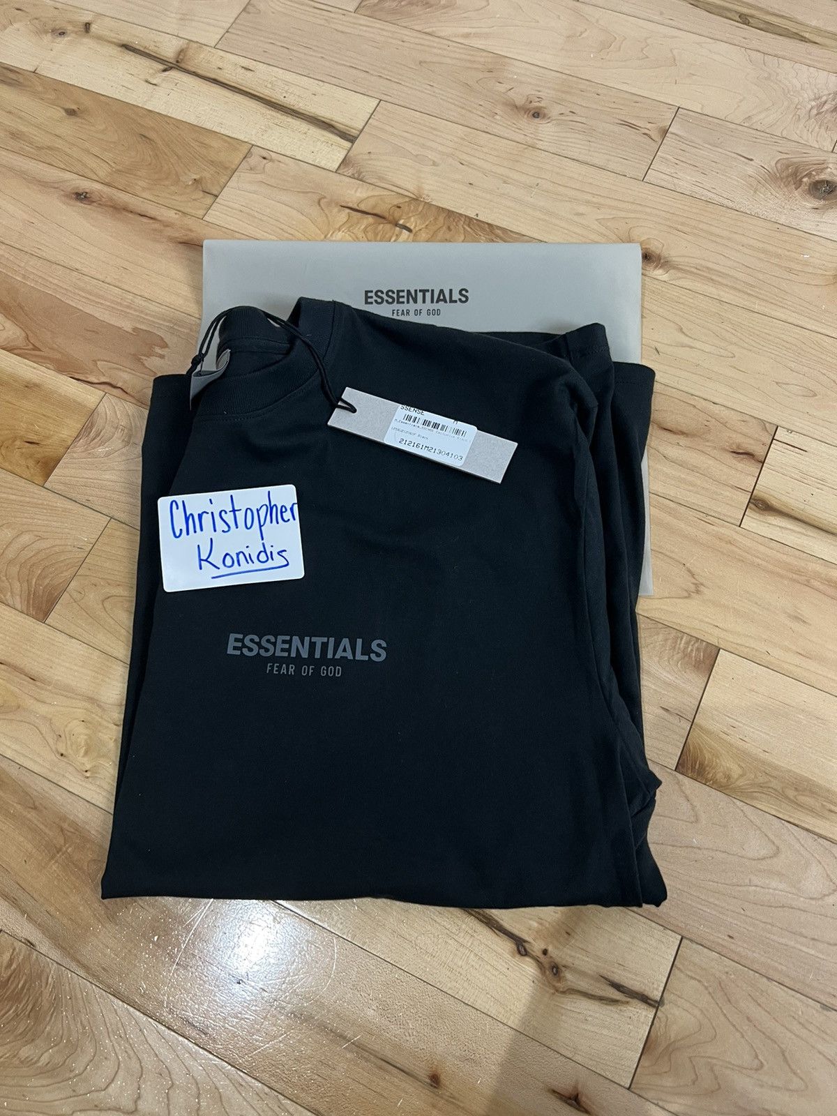 Essentials Essentials Black T-shirt | Grailed
