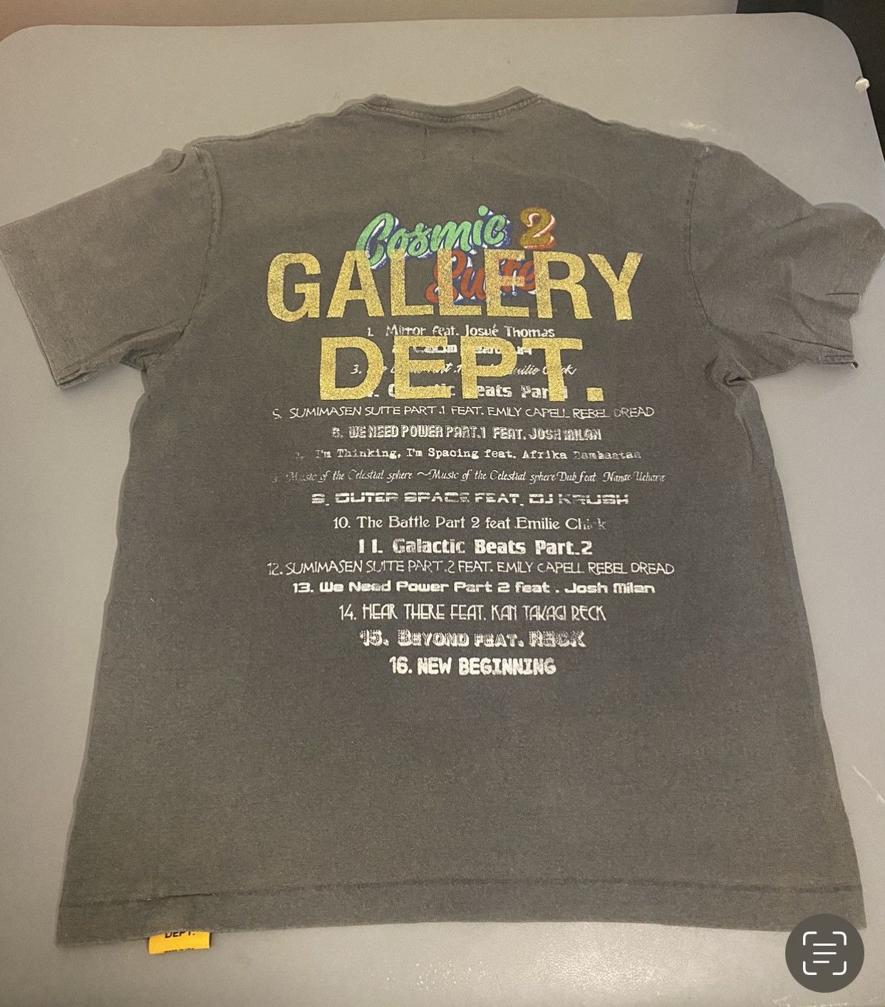 Gallery Dept. Gallery Dept Cosmic Suite 2 Exclusive Limited Tee Sz M ...