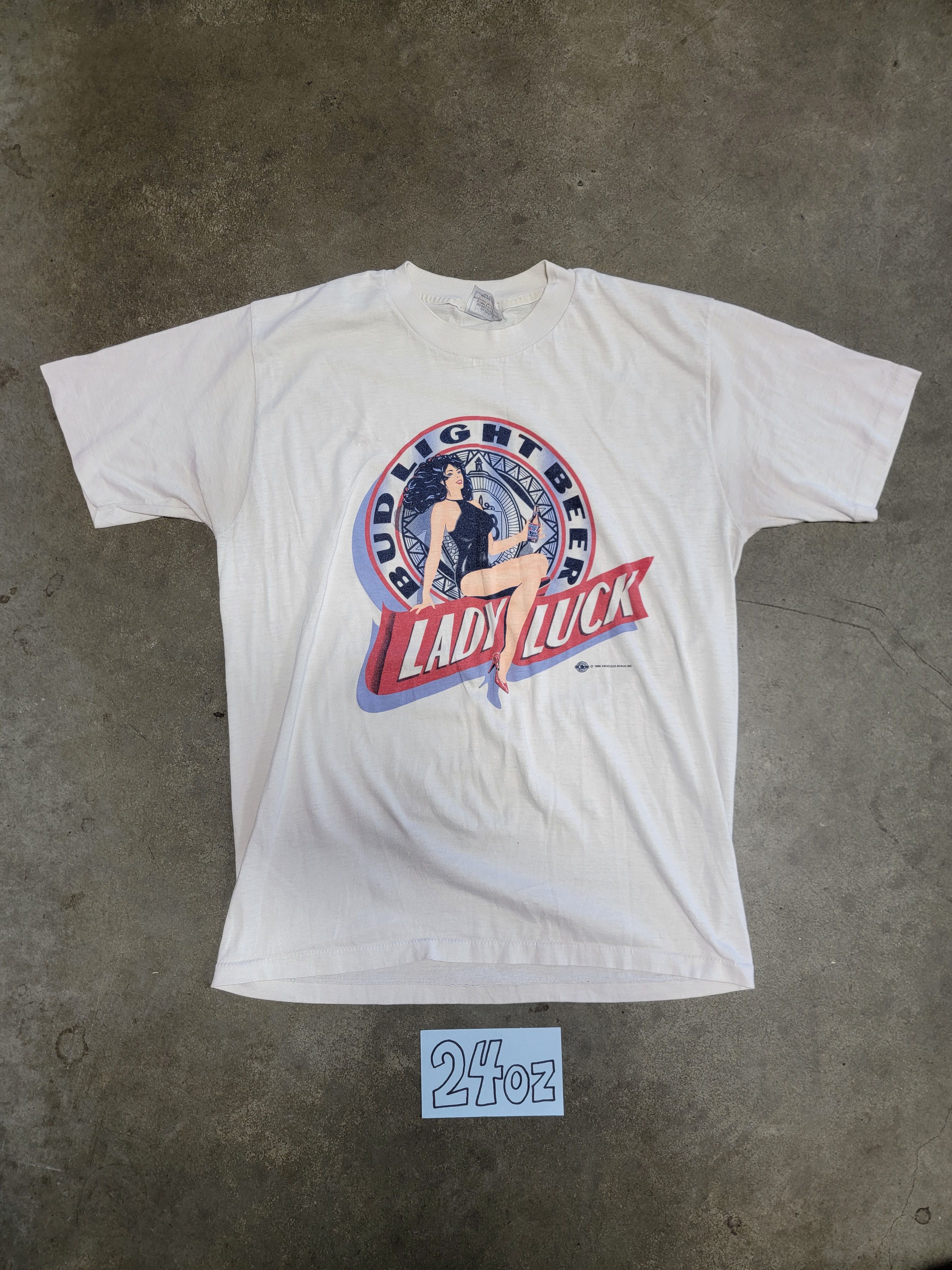 Vintage Vintage Lady Luck Bud Light Shirt | Grailed