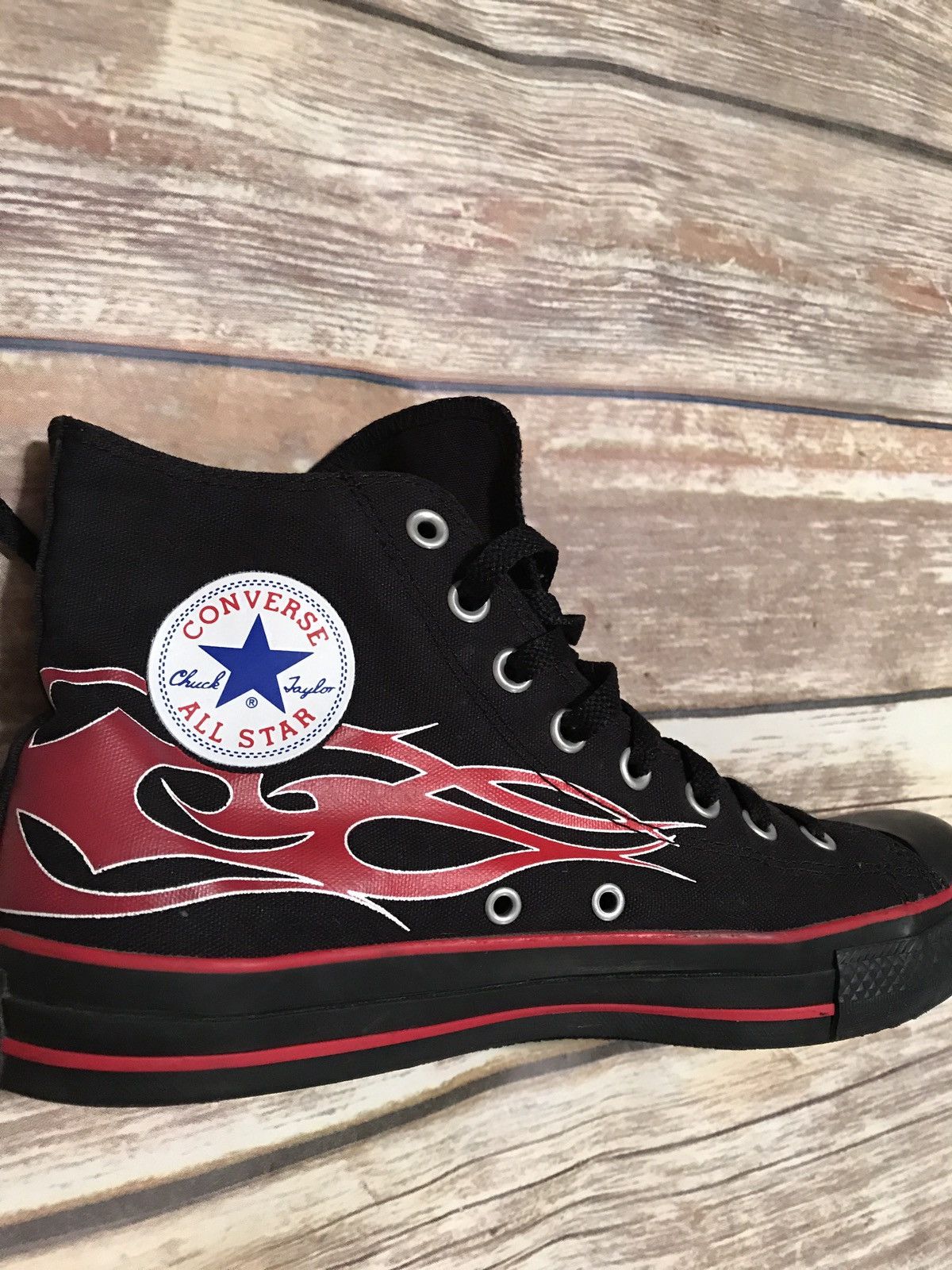 Converse Red Flame Vintage Converse | Grailed