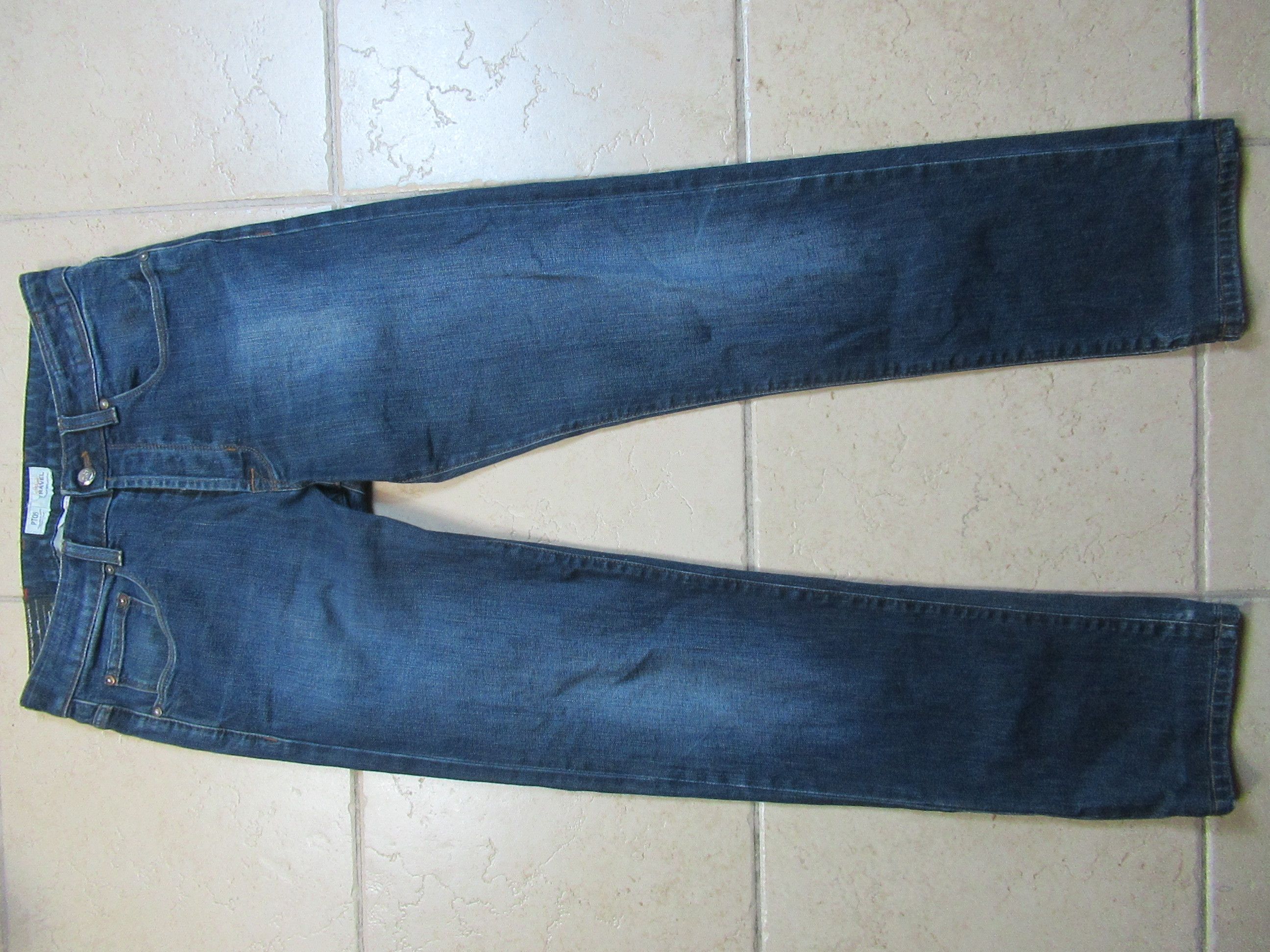 Italian Designers PTO5 dark blue Italian jeans | Grailed