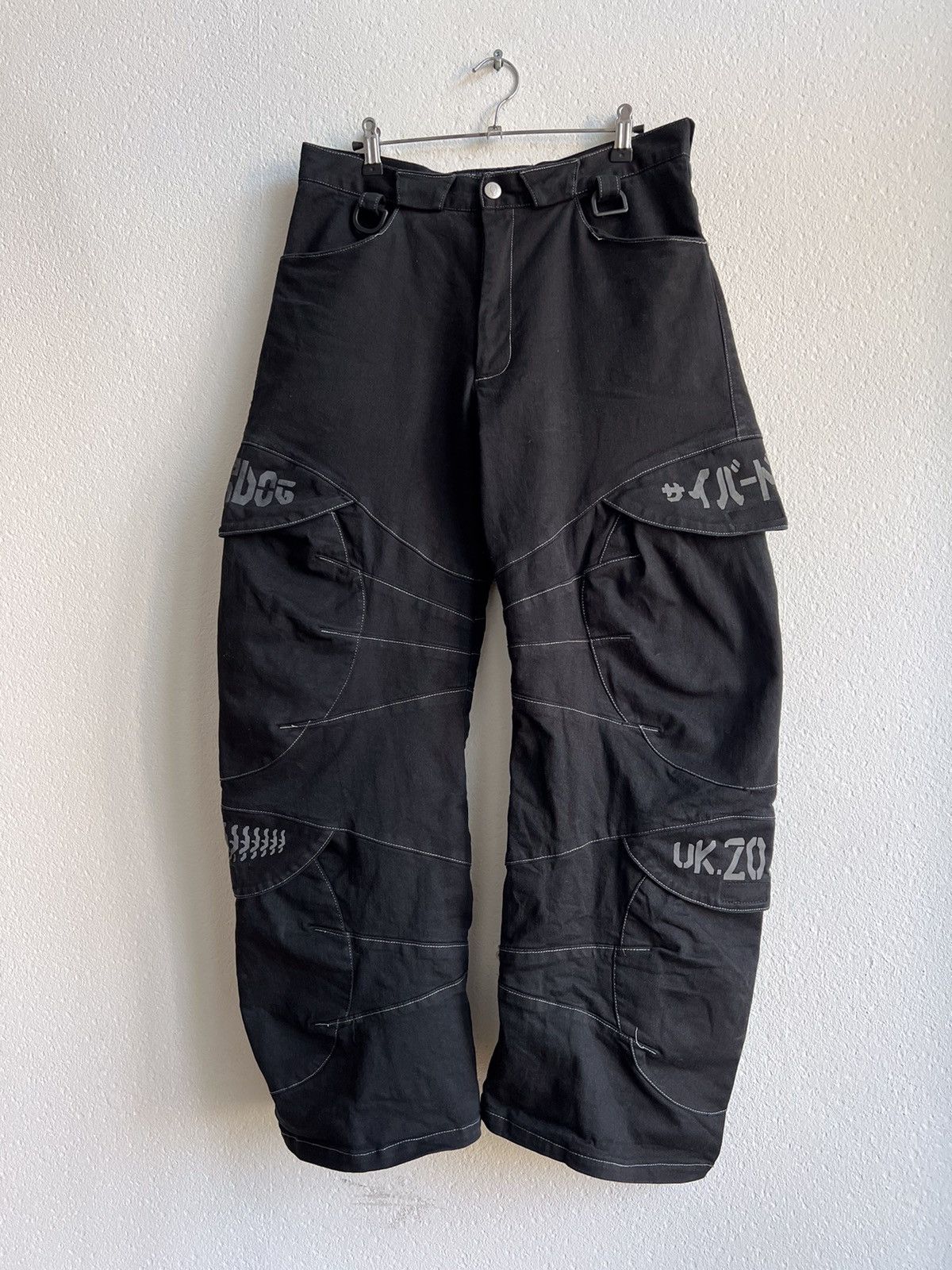 Other UK × Streetwear × Vintage Rare CyberDog Rave multipocket cargo ...