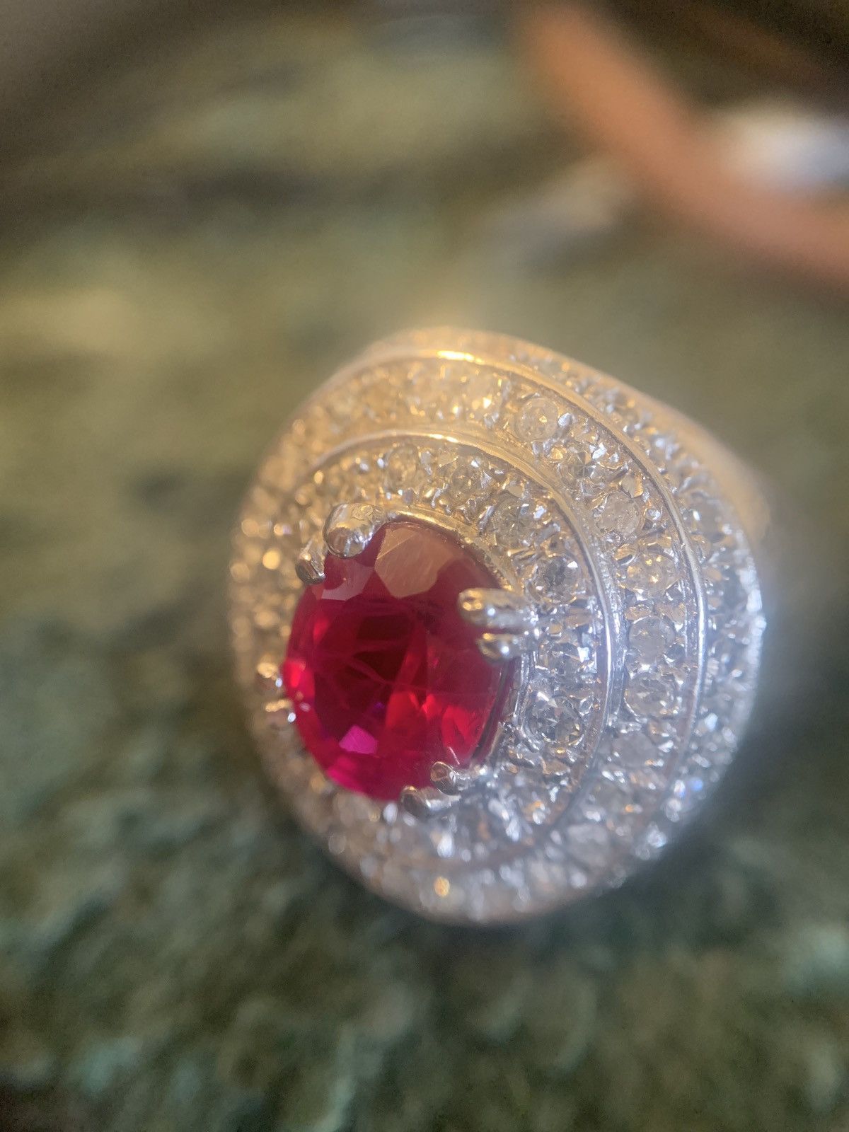 Diamond × Jewelry Majestic Gold Ruby Diamond Ring | Grailed