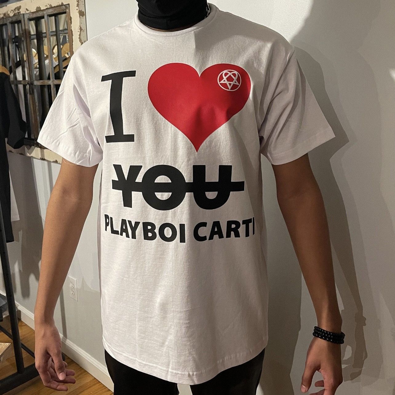 Handmade × Playboi Carti × Streetwear Size Medium I HEART *heartagram ...