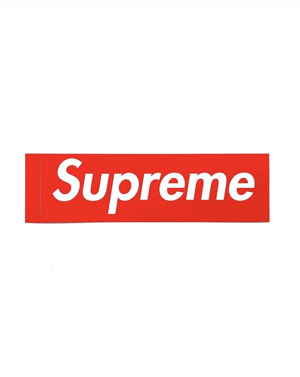 Supreme Red Supreme Box Logo Sticker | Grailed