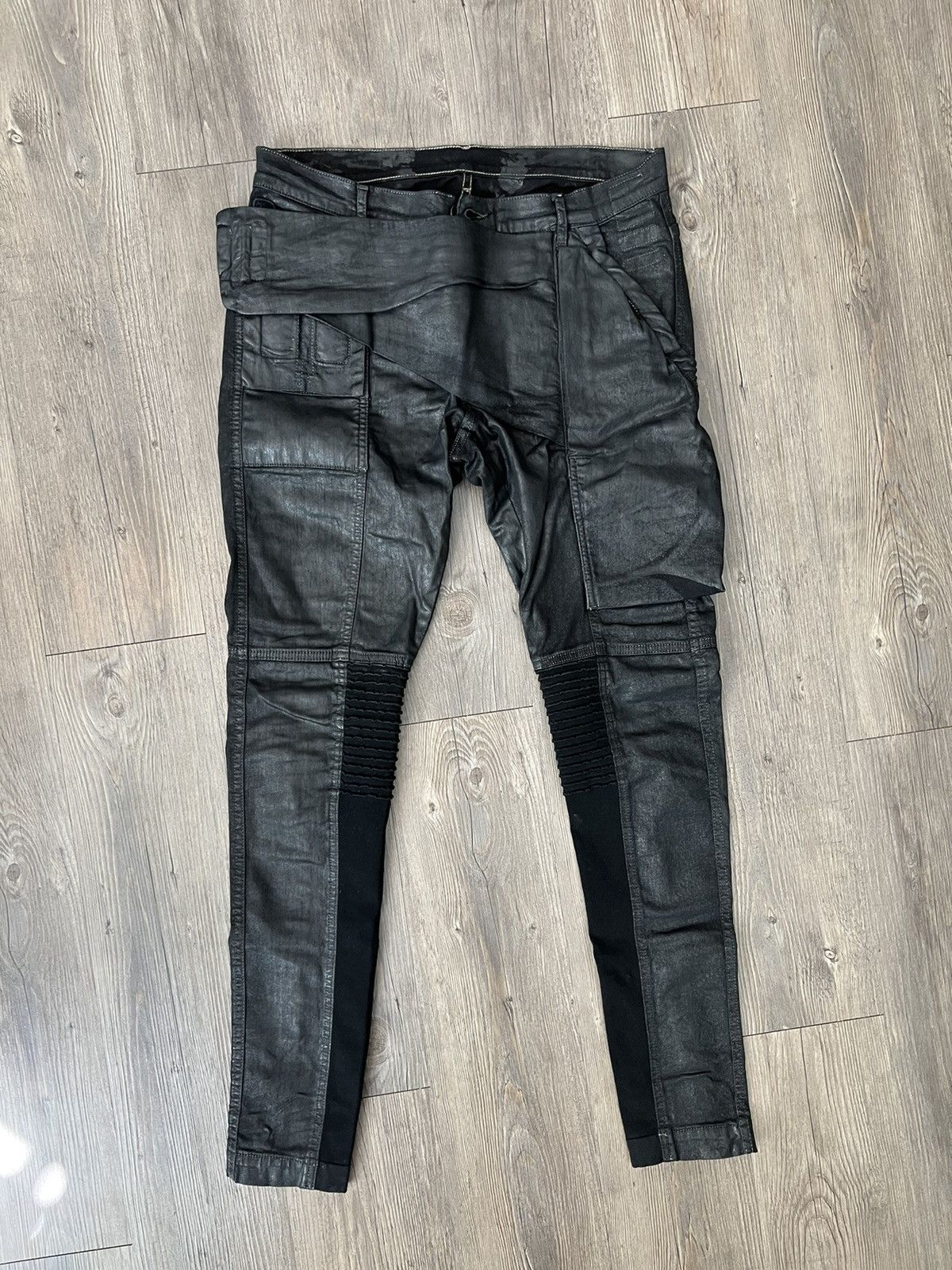 Rick Owens × Rick Owens Drkshdw Rick Owens Waxed Memphis Jeans | Grailed