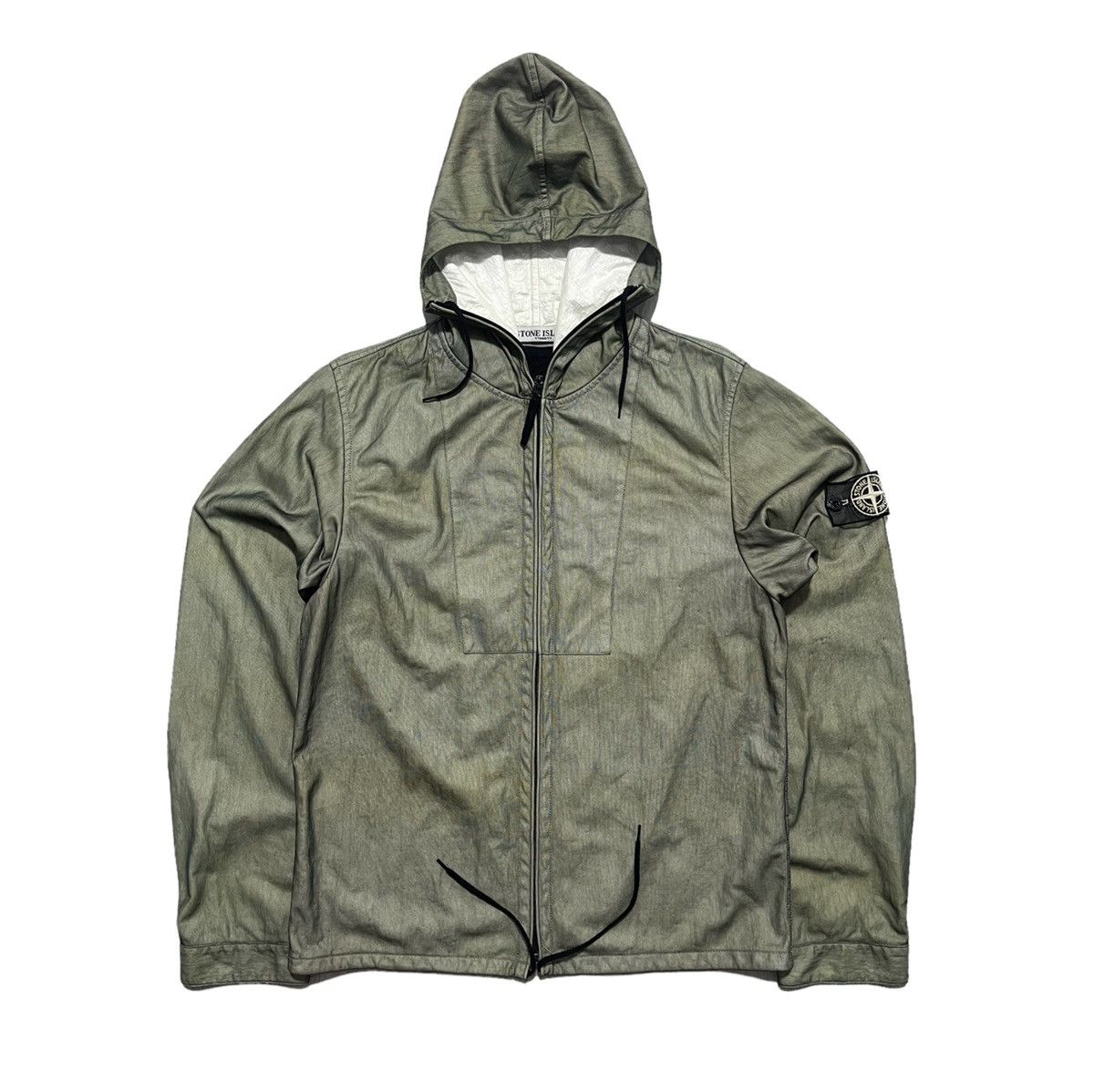 Stone Island Stone Island Snowflake Jacket Special Process Mesh Badge ...