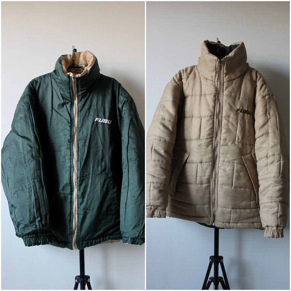 Vintage 90's FUBU Vintage Streetwear Reversible Jacket WInter | Grailed