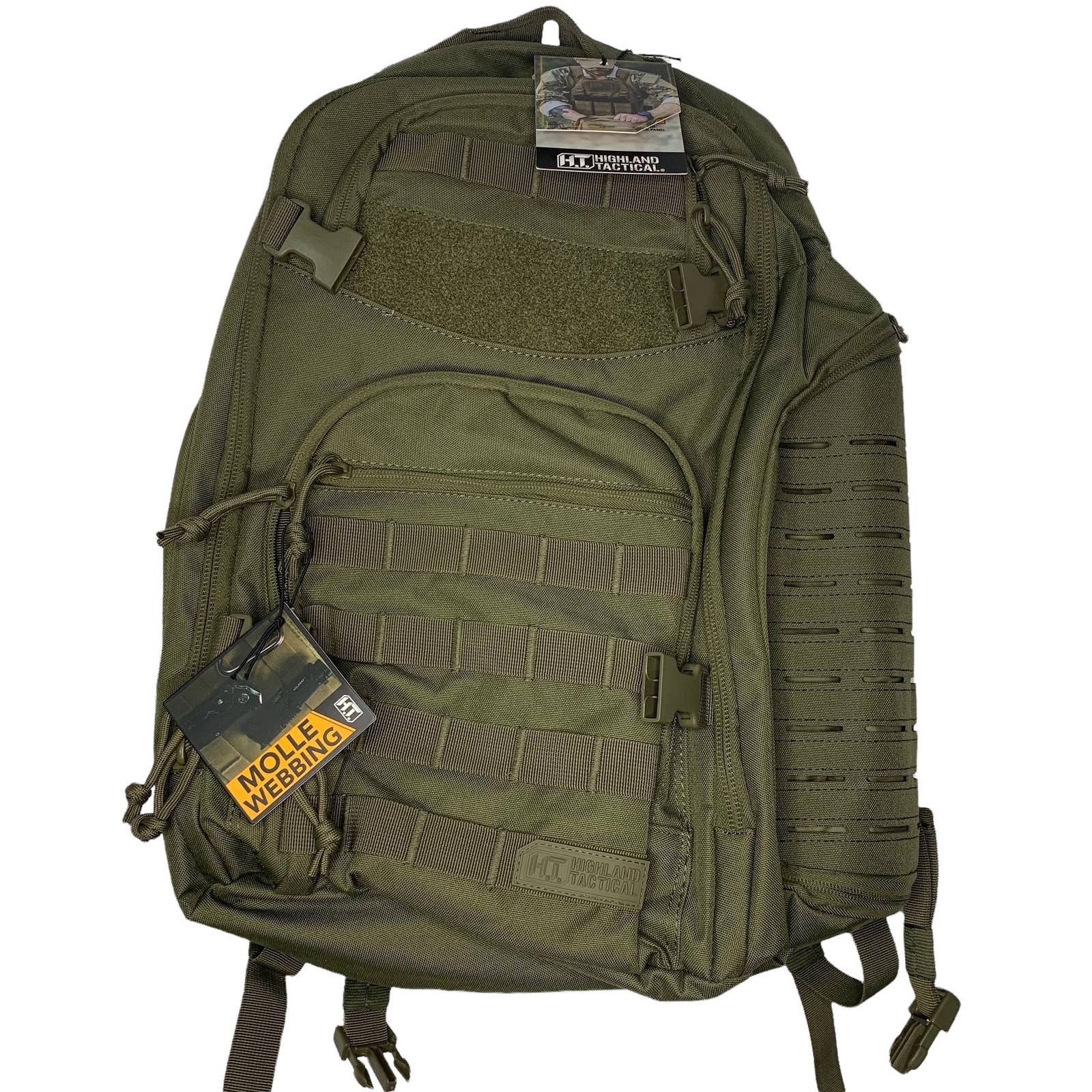 Other Highland Tactical Desert Green Tactical Backpack HL-BP-53-DG ...