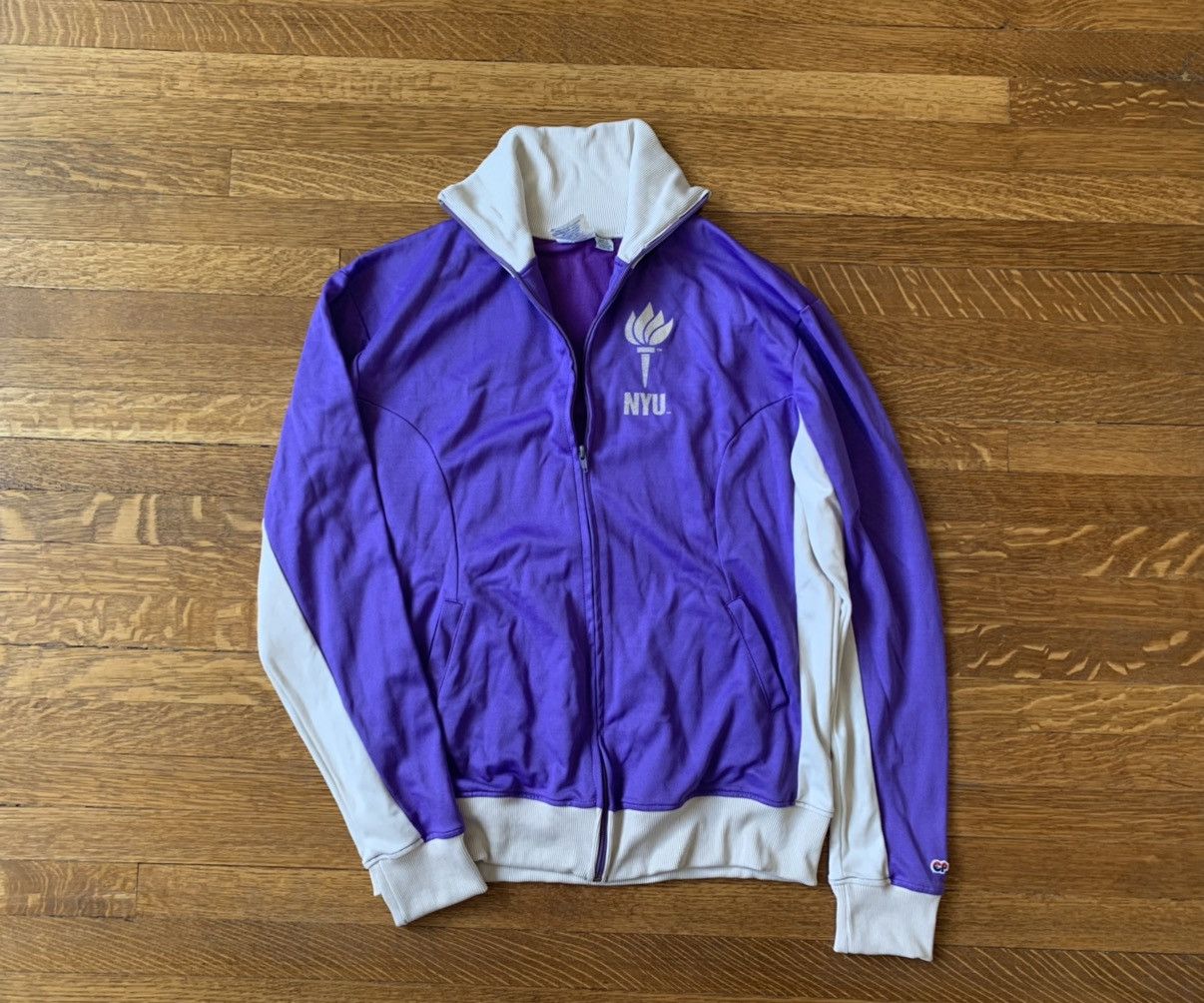 Japanese Brand × Other × Vintage 80s Vintage NYU Purple Track Jacket ...
