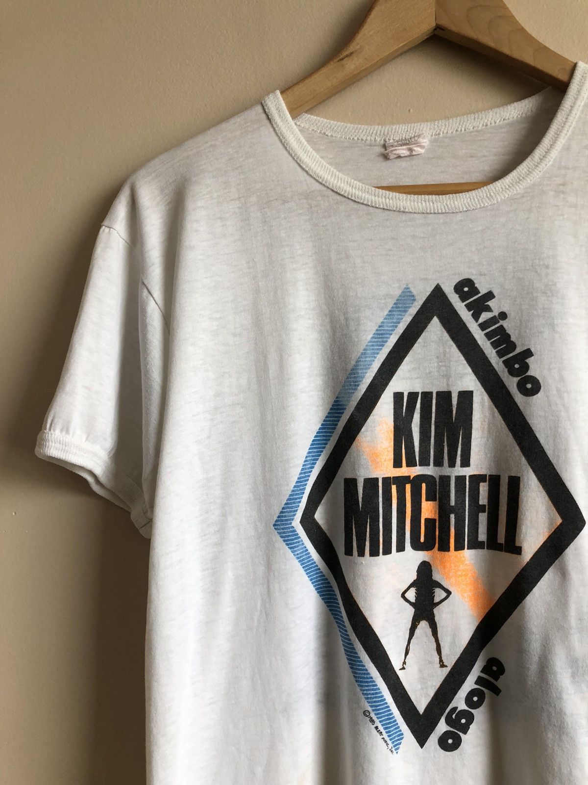Band Tees × Vintage Vintage Kim Mitch Go For Soda Band Tee 1985 large single | Grailed