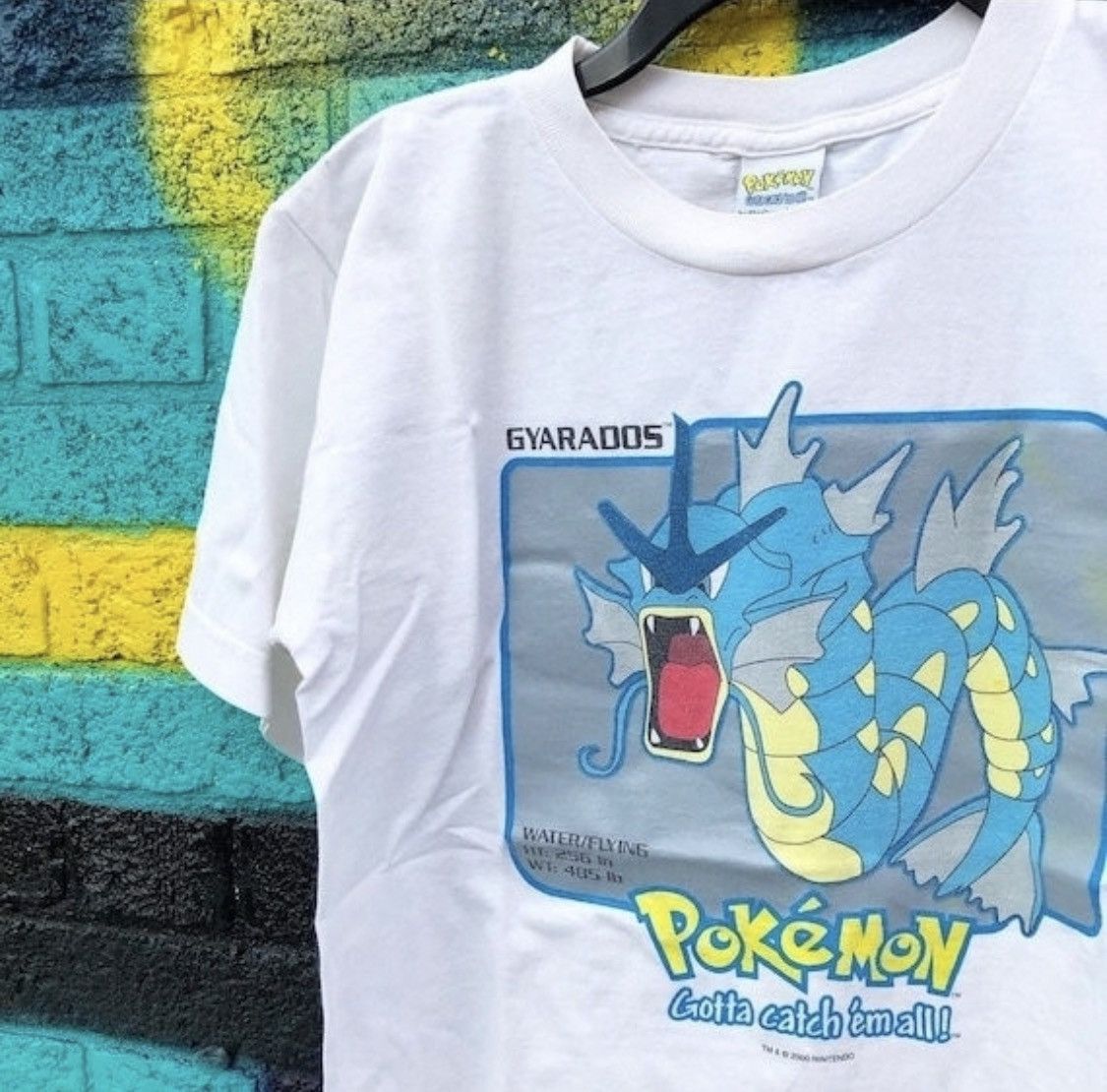 Nintendo × Pokemon × Vintage Y2K Pokemon Gyrados Shirt Nintendo 90s ...