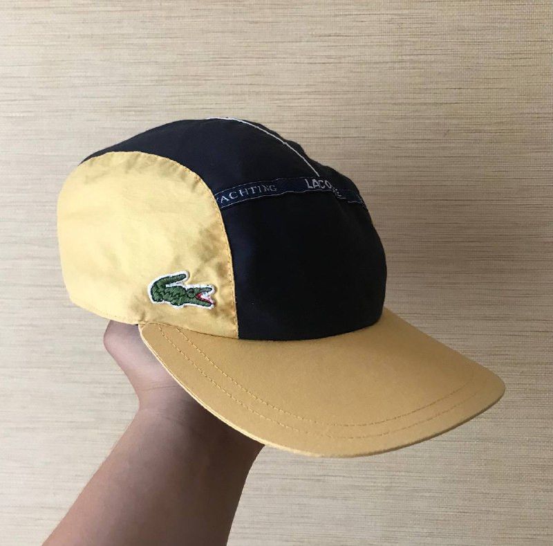 Lacoste × Streetwear × Vintage Vintage Lacoste Cap Hat 5 panel Rare ...