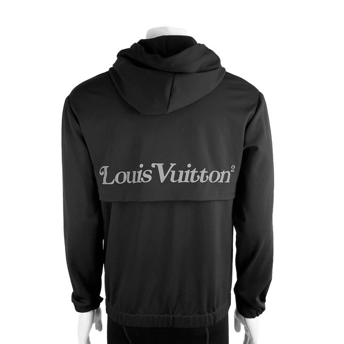 Louis Vuitton Louis Vuitton x Nigo 3M Reflective Logo Hooded jacket ...