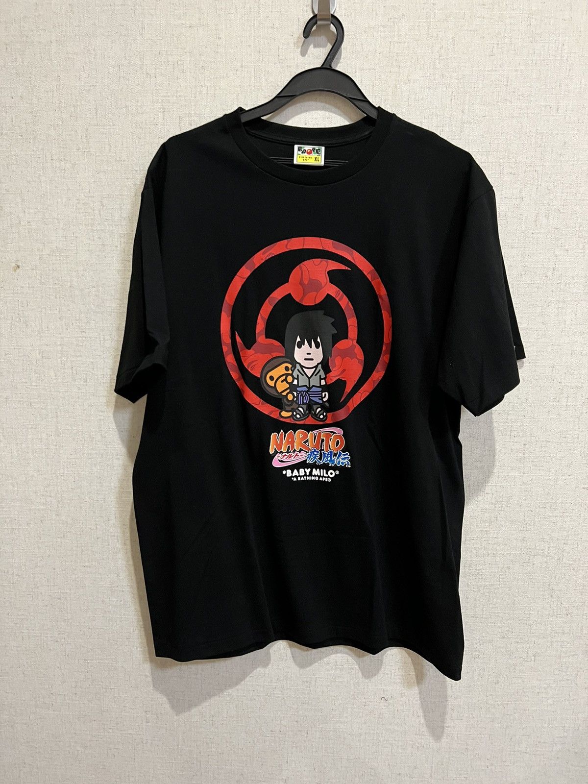 Bape Bape x Naruto Sasuke Sharingan Tee | Grailed