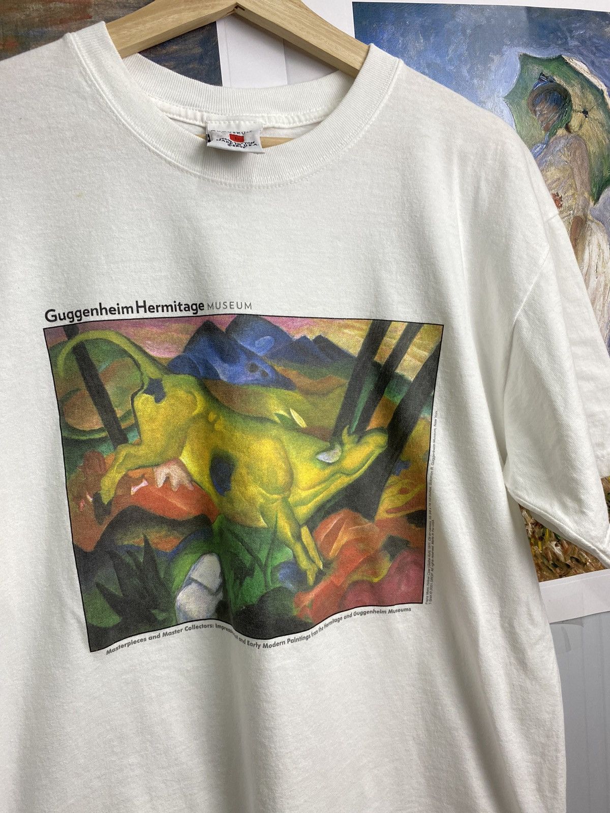 Vintage RARE! Vintage 1911 MOMA Franz Marc Yellow Cow Art Tees | Grailed