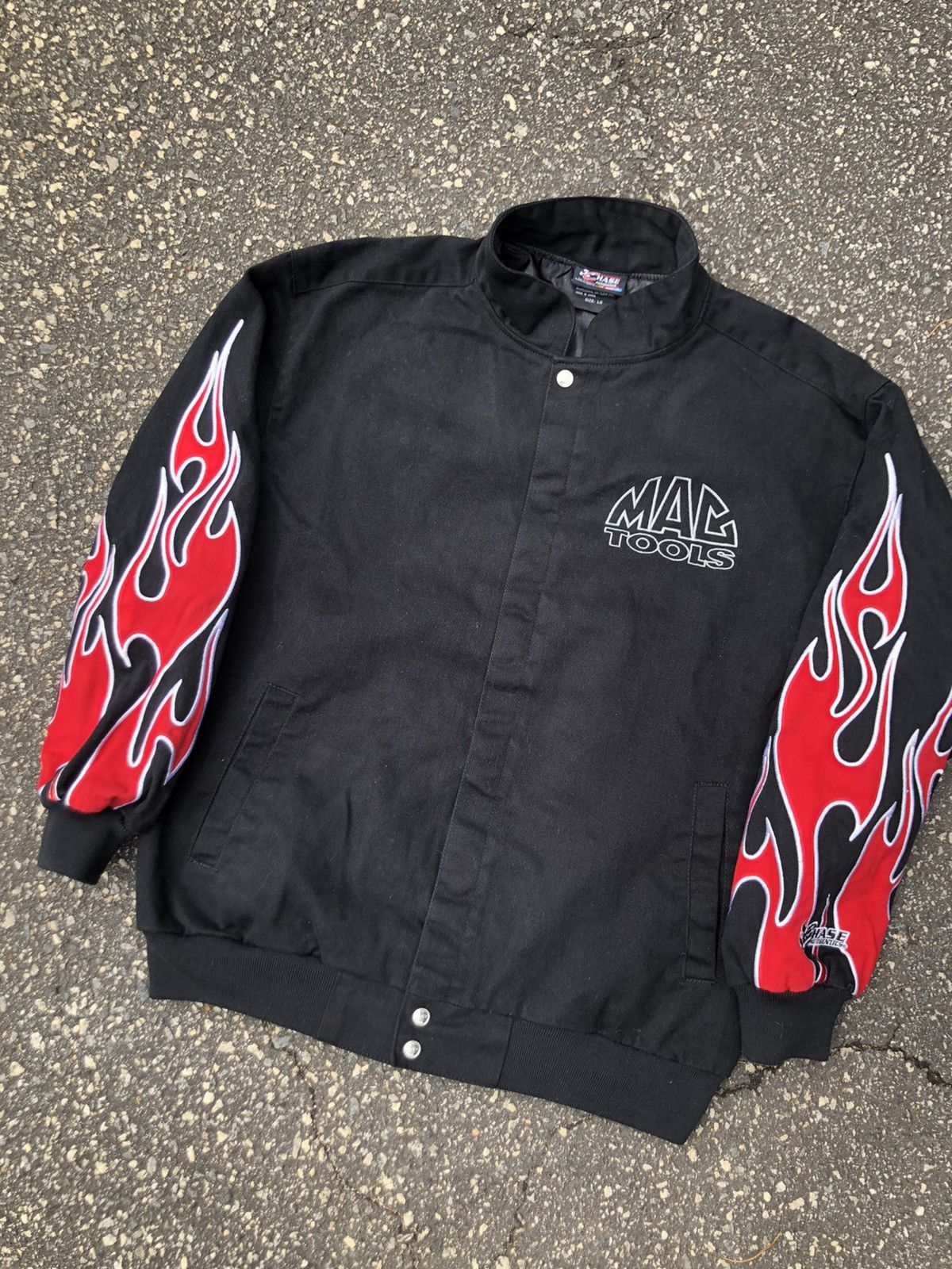 Chase Authentics × NASCAR × Vintage Vintage Mac Tools Jacket w/ sleeve ...