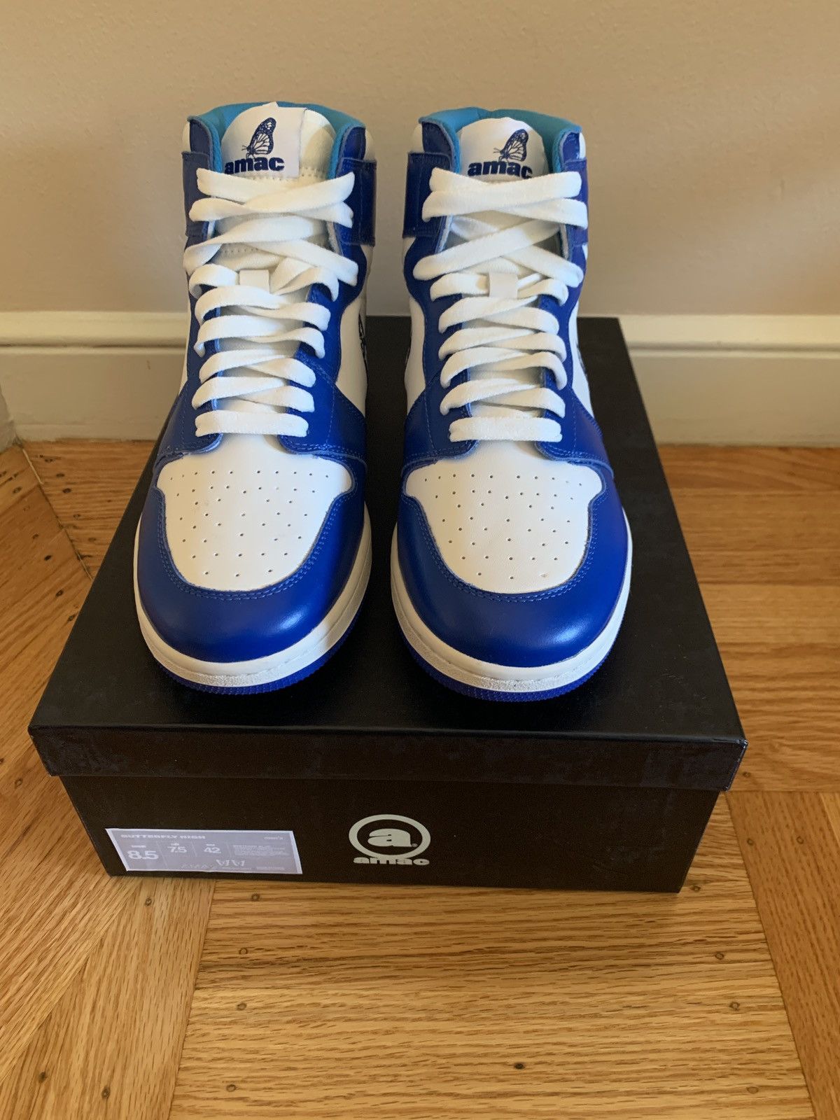 Custom AMAC Customs Air Butterfly Collegiate Blue | Grailed
