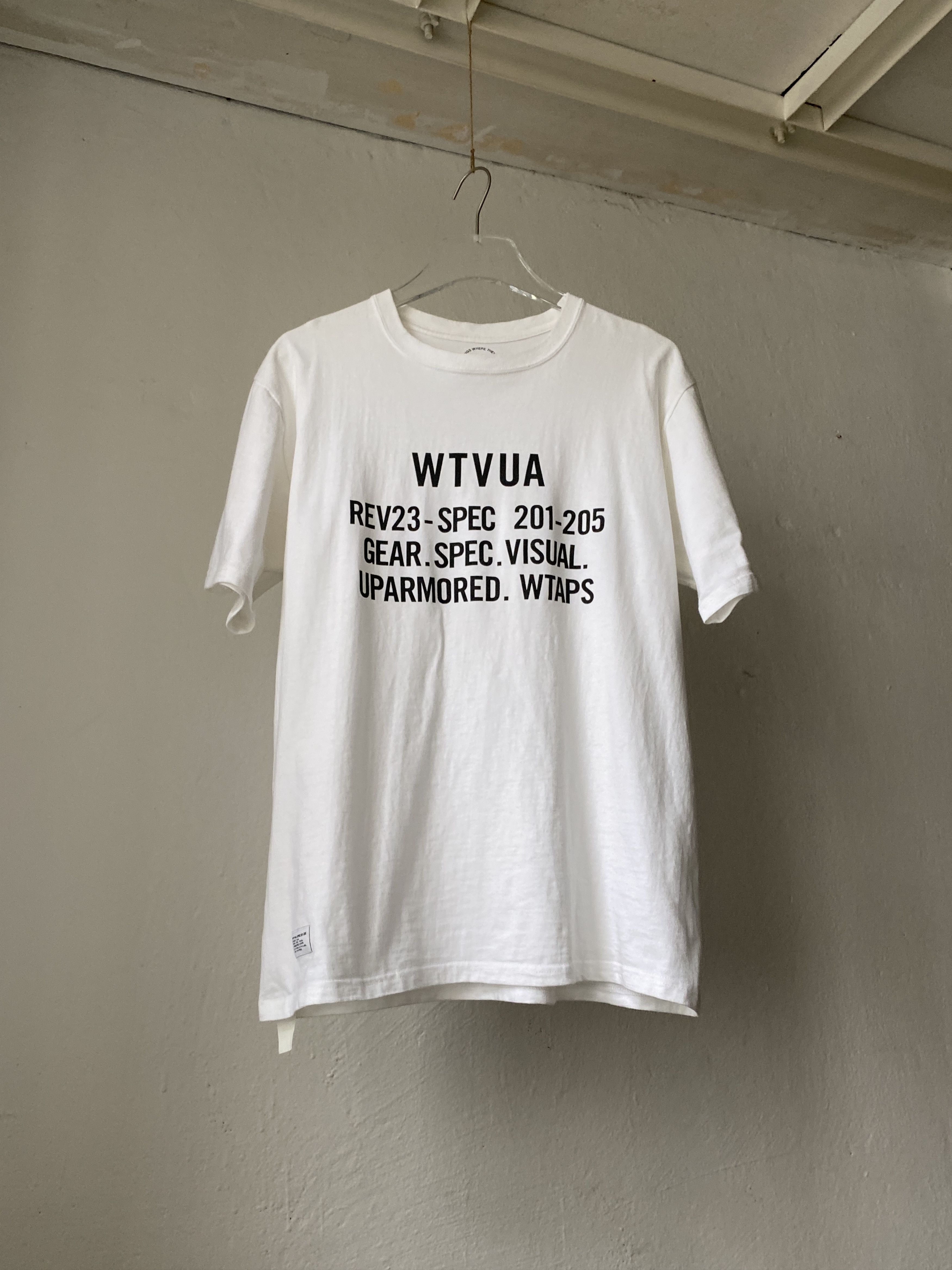 Wtaps Wtaps Japan White Cotton Print WTVUA Logo Tee | Grailed