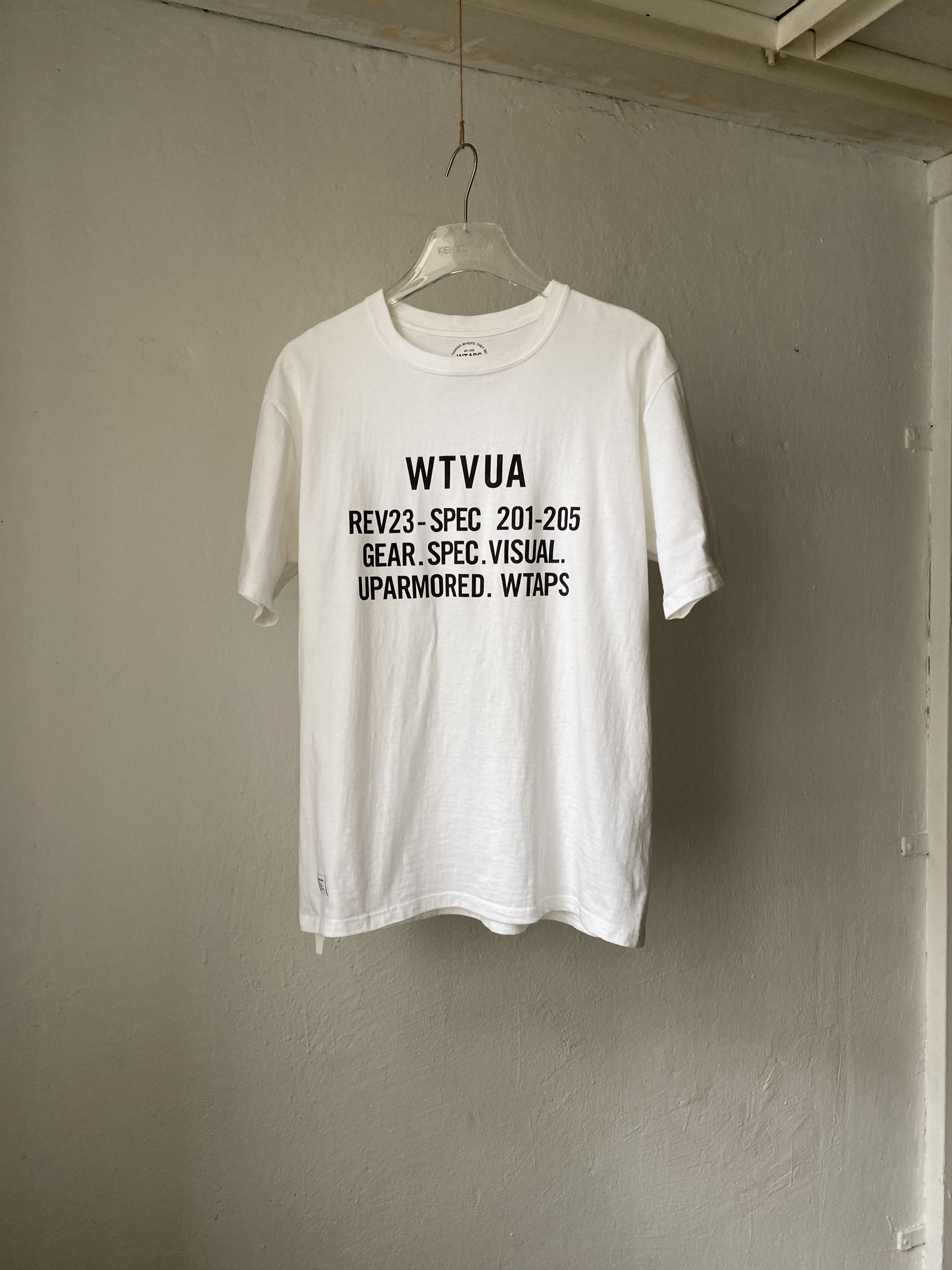 Wtaps Wtaps Japan White Cotton Print WTVUA Logo Tee | Grailed