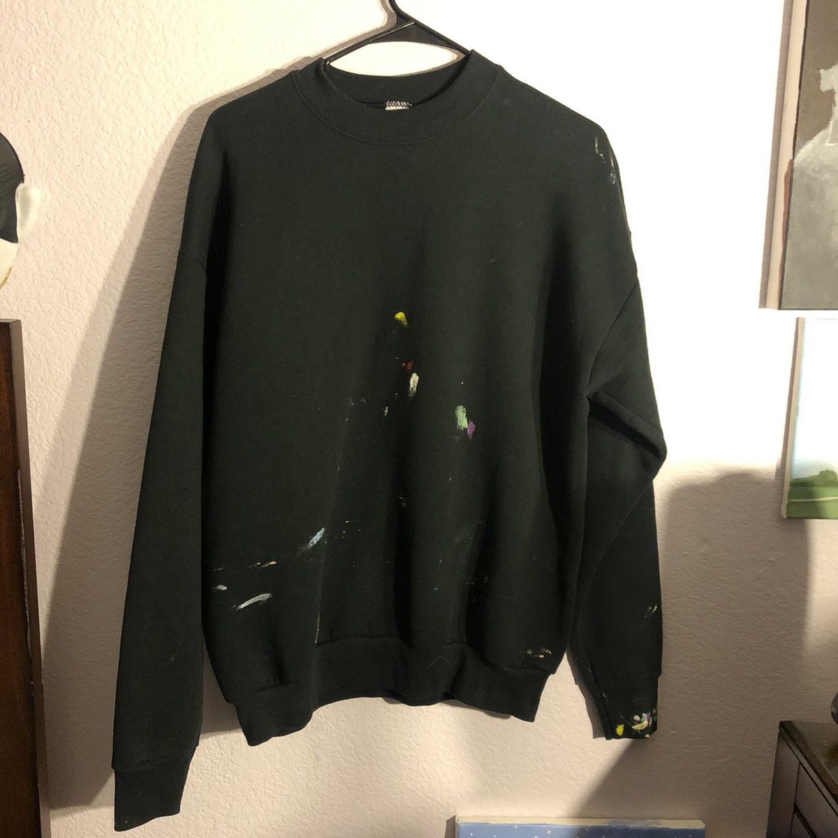 Vintage Vintage paint stained Fruit of the Loom sweater | Grailed