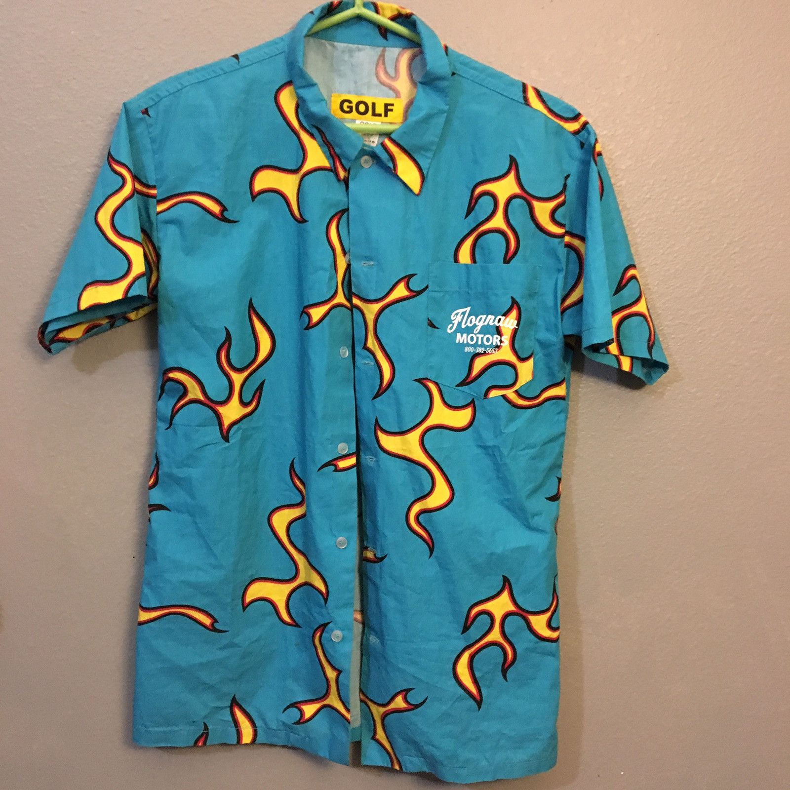 Golf Wang Golf Wang Flame Button Up | Grailed