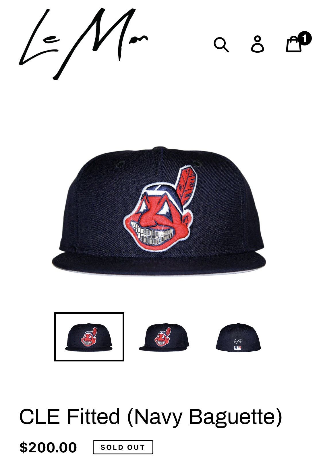 New Era New Era Shon LeMon baguette Indians fitted | Grailed