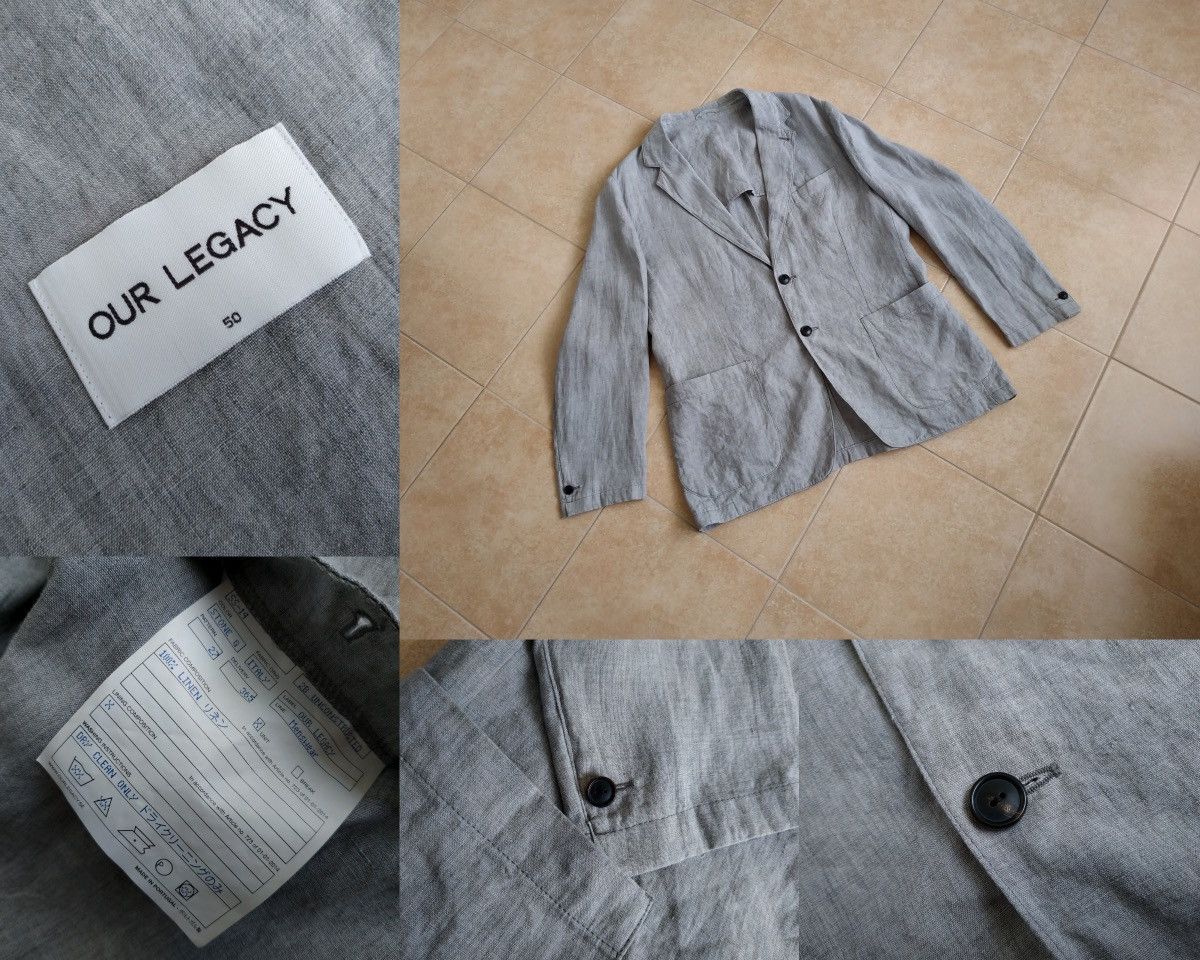 Our Legacy Our Legecy unconstructed linen blazer jacket | Grailed