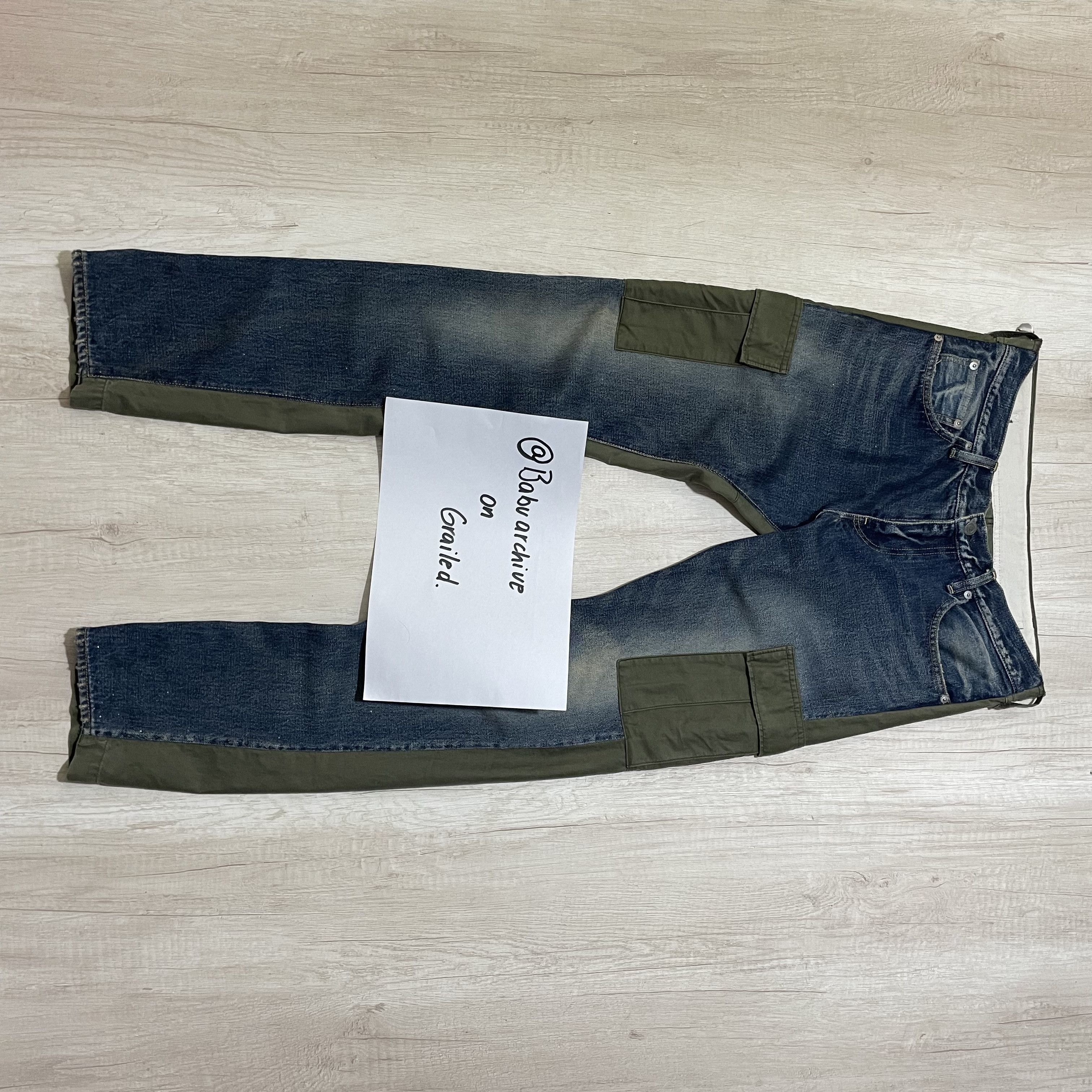 Undercover Undercover Hybrid Denim Cargo Pants | Grailed