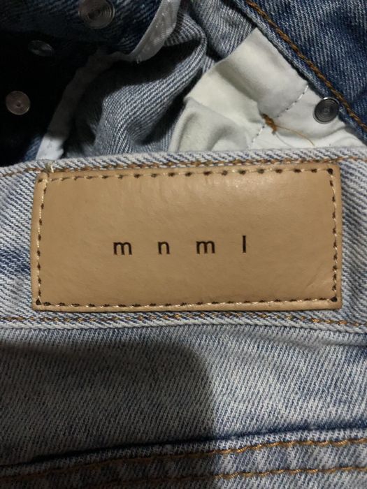 MNML Skeleton Washed Denim Pants | Grailed