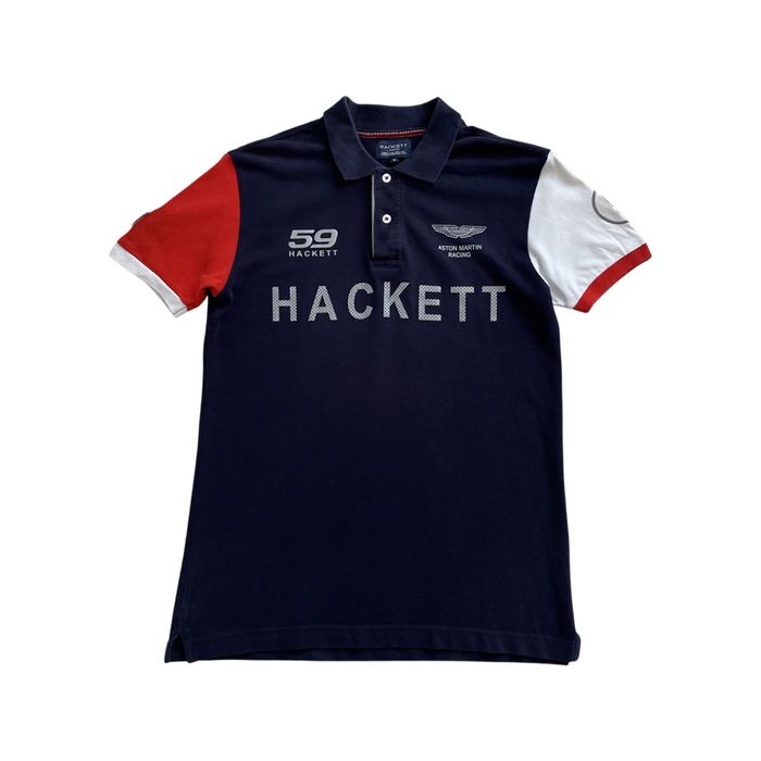 Hackett Mens Hackett London Aston Martin Racing Polo Shirt Size M | Grailed