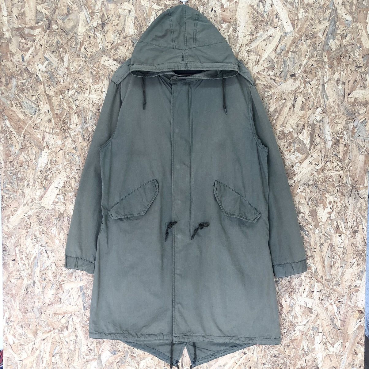 Alpha Industries × Military × Vintage Alpha Industries Parka Fishtail ...