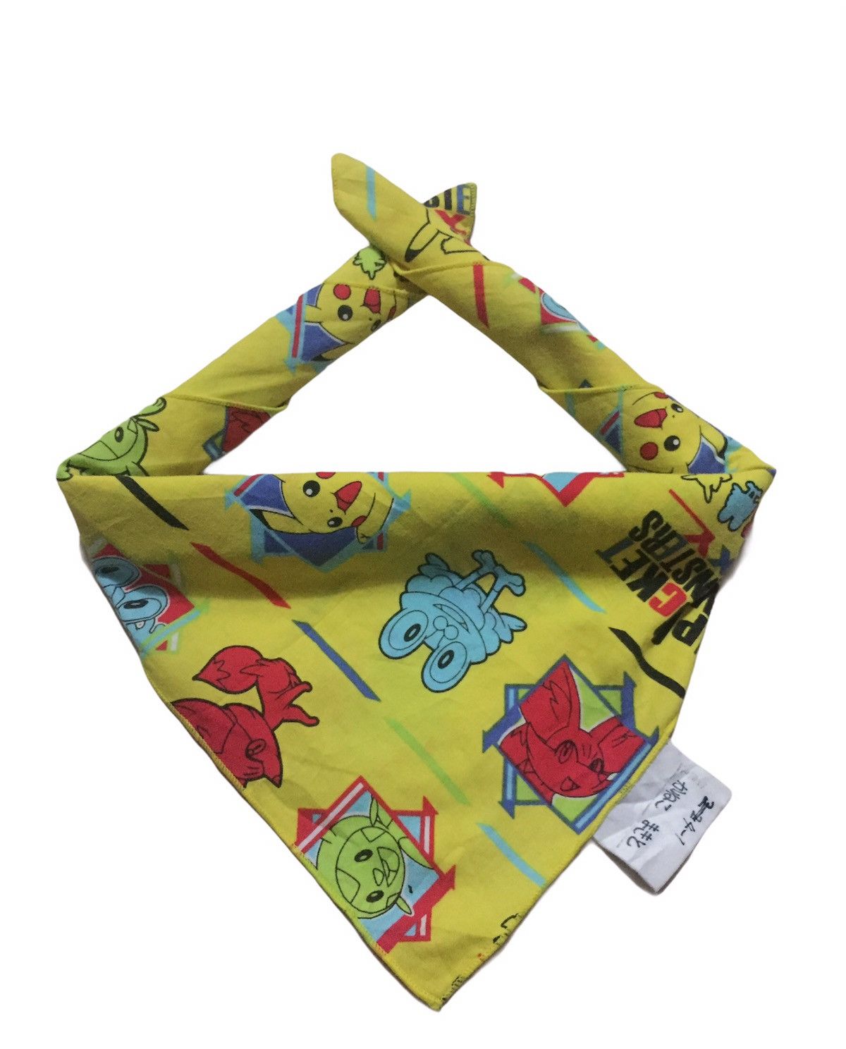 Cartoon Network × Pokemon Pocket Monster Pokémon Monogram pocket square ...