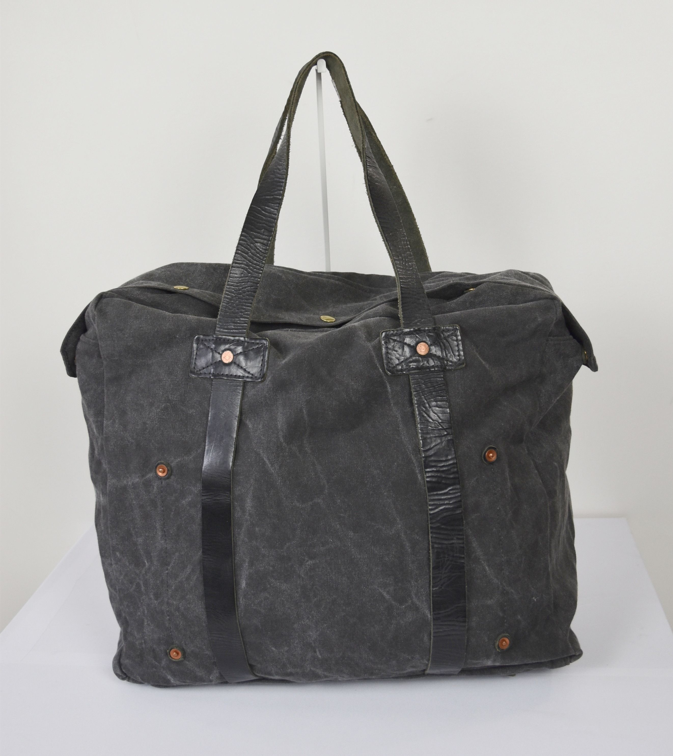 Billy Reid Billy Reid Gray Canvas Tote Bag | Grailed