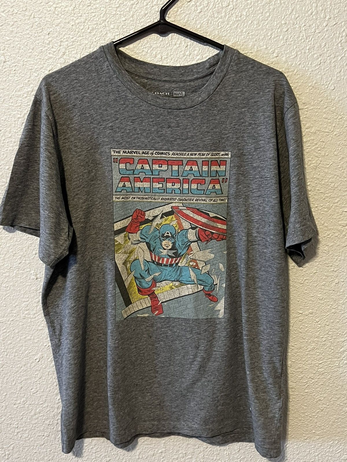 Coach × Marvel Comics Coach x Marvel Captain America shirt | Grailed