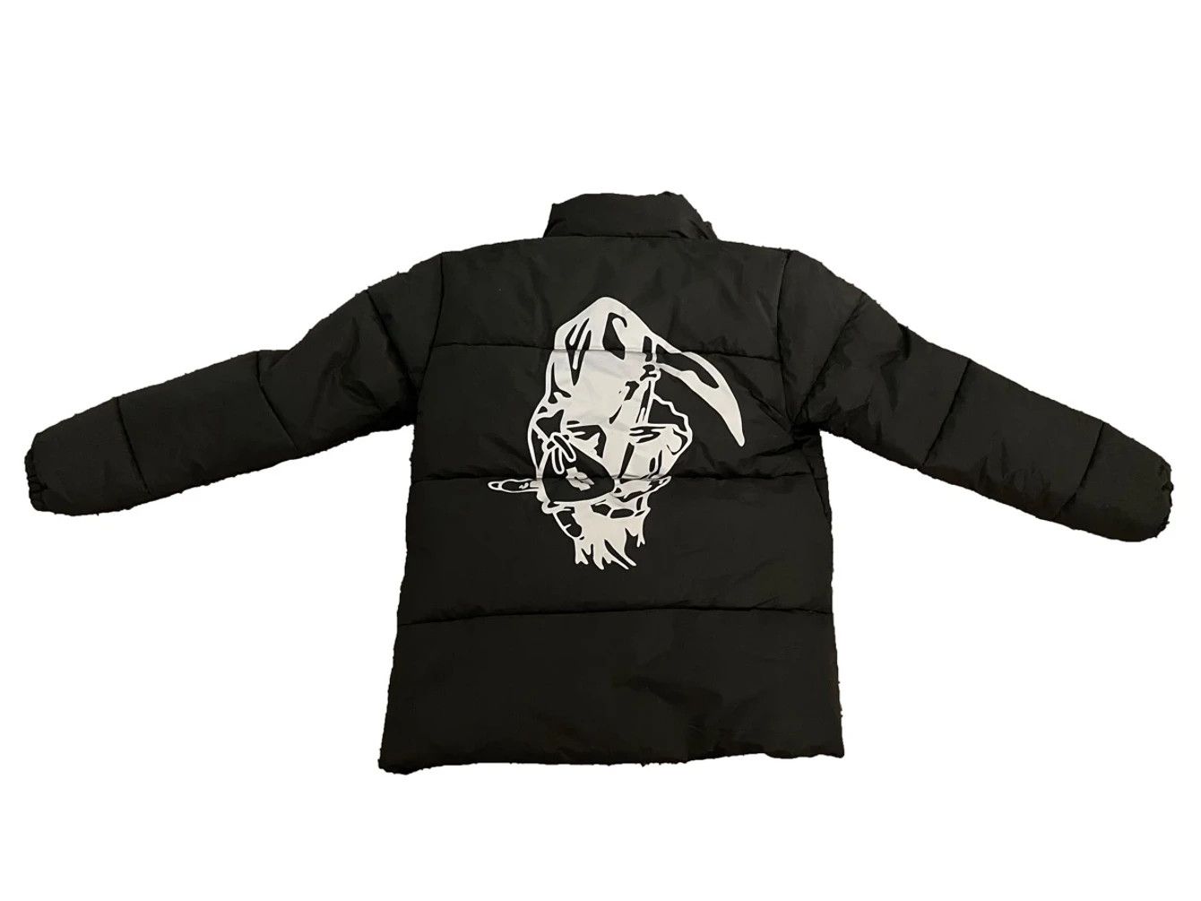 Goth Money Goth Money Records GMR Reflective Puffer Jacket | Grailed