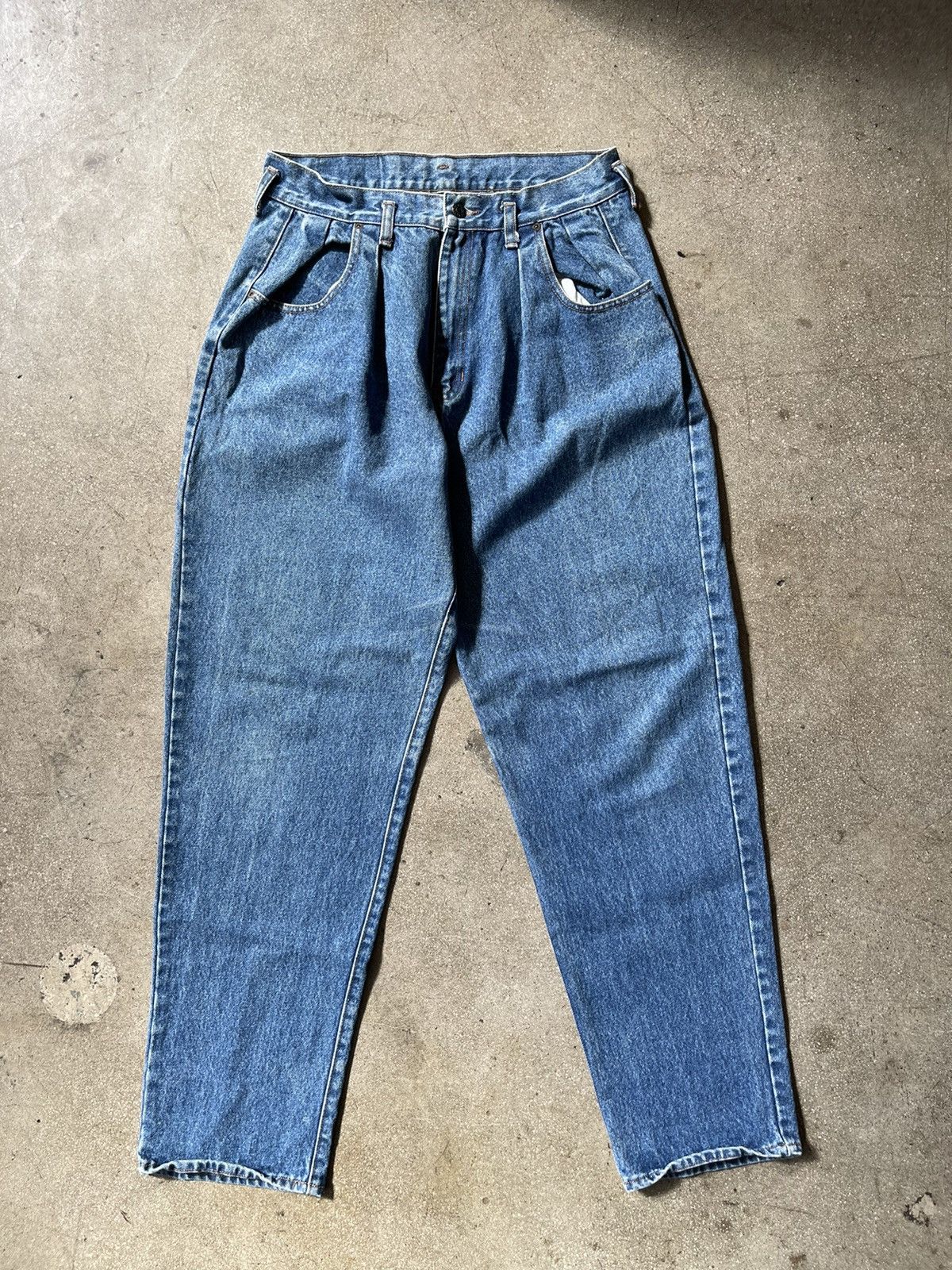 Vintage 80s-90s Vintage Gap Denim Mom Pleated Jeans | Grailed