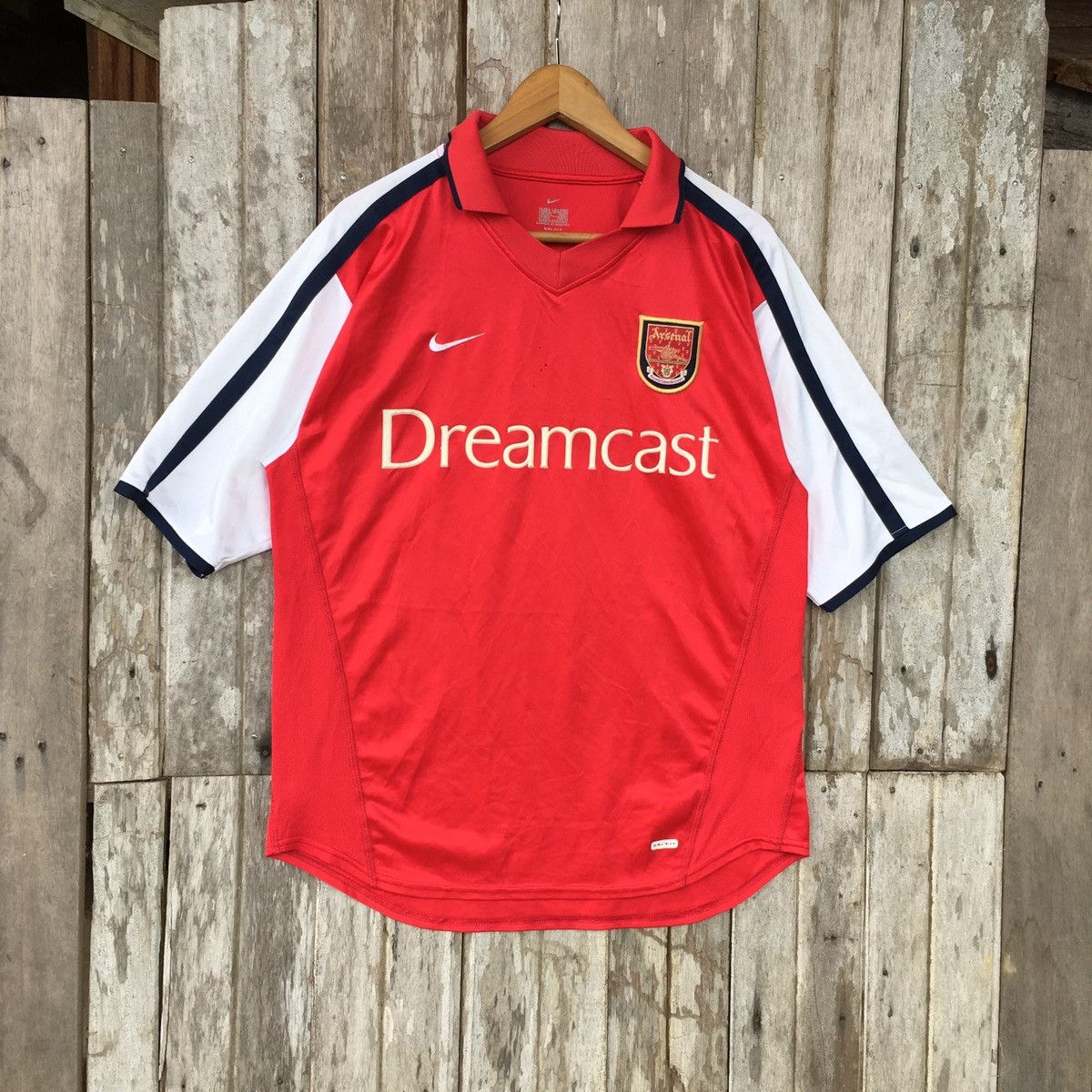 Nike × Vintage Vintage 2000-02 Nike FC Arsenal Dreamcast Soccer Jersey ...