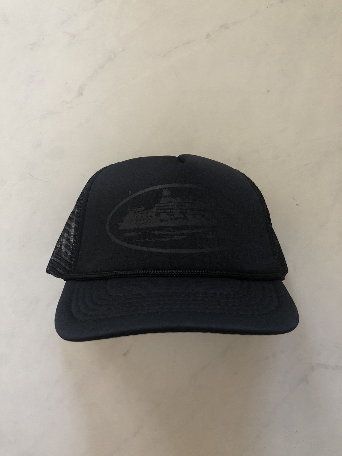Corteiz Crtz rtw Triple Black Alcatraz trucker hat cap snapback | Grailed
