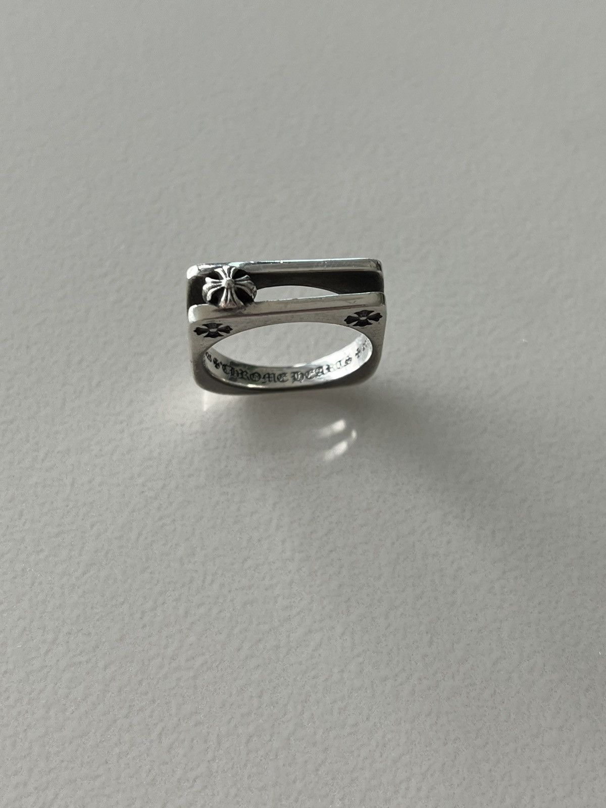 Chrome Hearts * FINAL PRICE DROP * Chrome Hearts Square Cross Ring ...