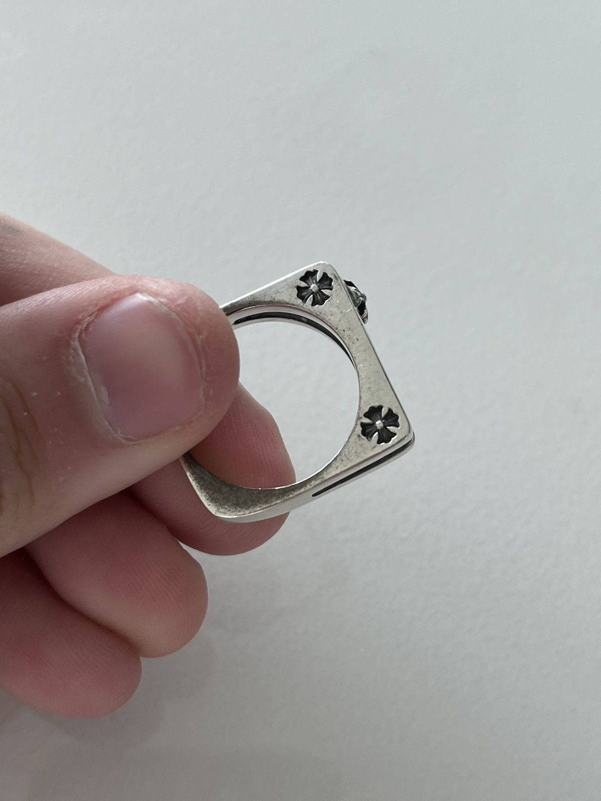 Chrome Hearts * FINAL PRICE DROP * Chrome Hearts Square Cross Ring ...