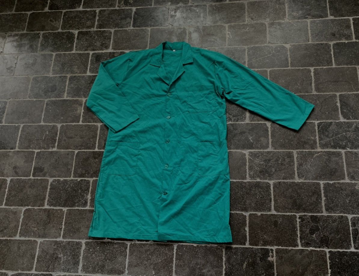 Vintage Vintage Jade Green Arabic Lab Coat Science Jacket Small | Grailed