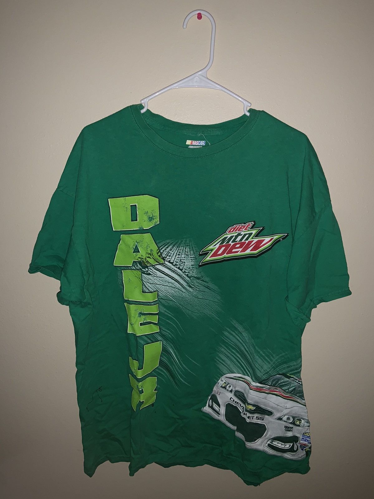 NASCAR DALE Jr MOUNTAIN DEW SHIRT | Grailed