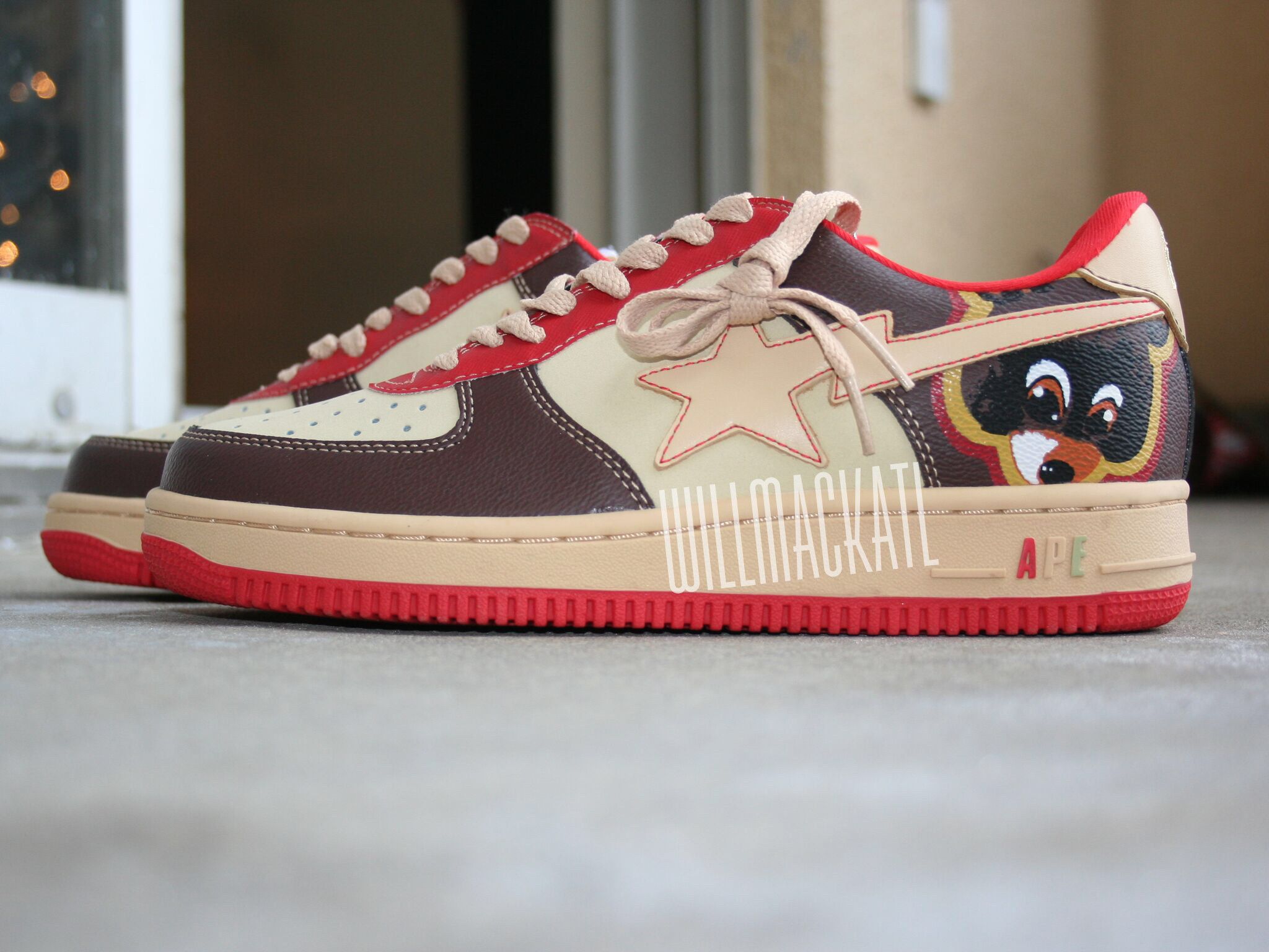 Bape × Kanye West Dropout Bear Bapesta | Grailed