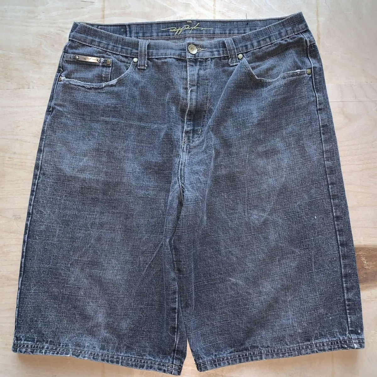 Vintage Vintage Ruff Ryders Jean Dark Blue Denim R Logo Back Pocket ...