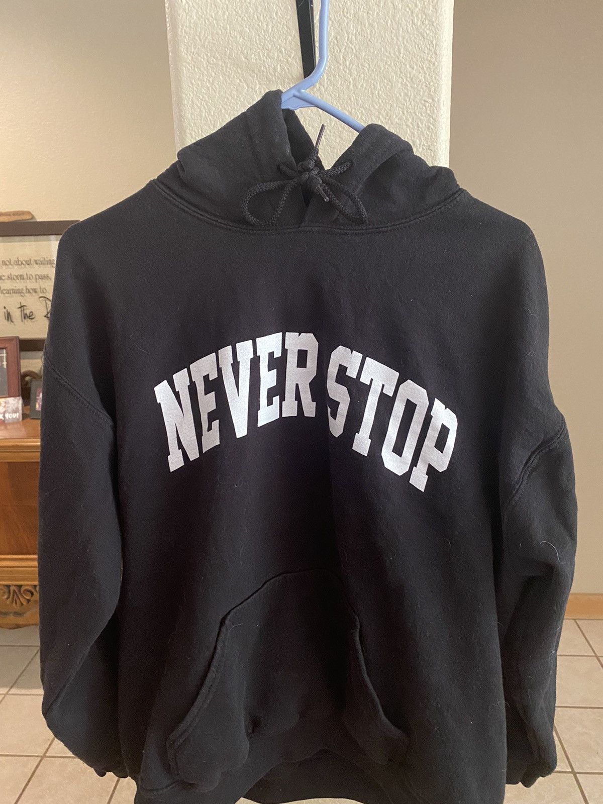 Japanese Brand × Vintage “Never Stop” Hoodie | Grailed