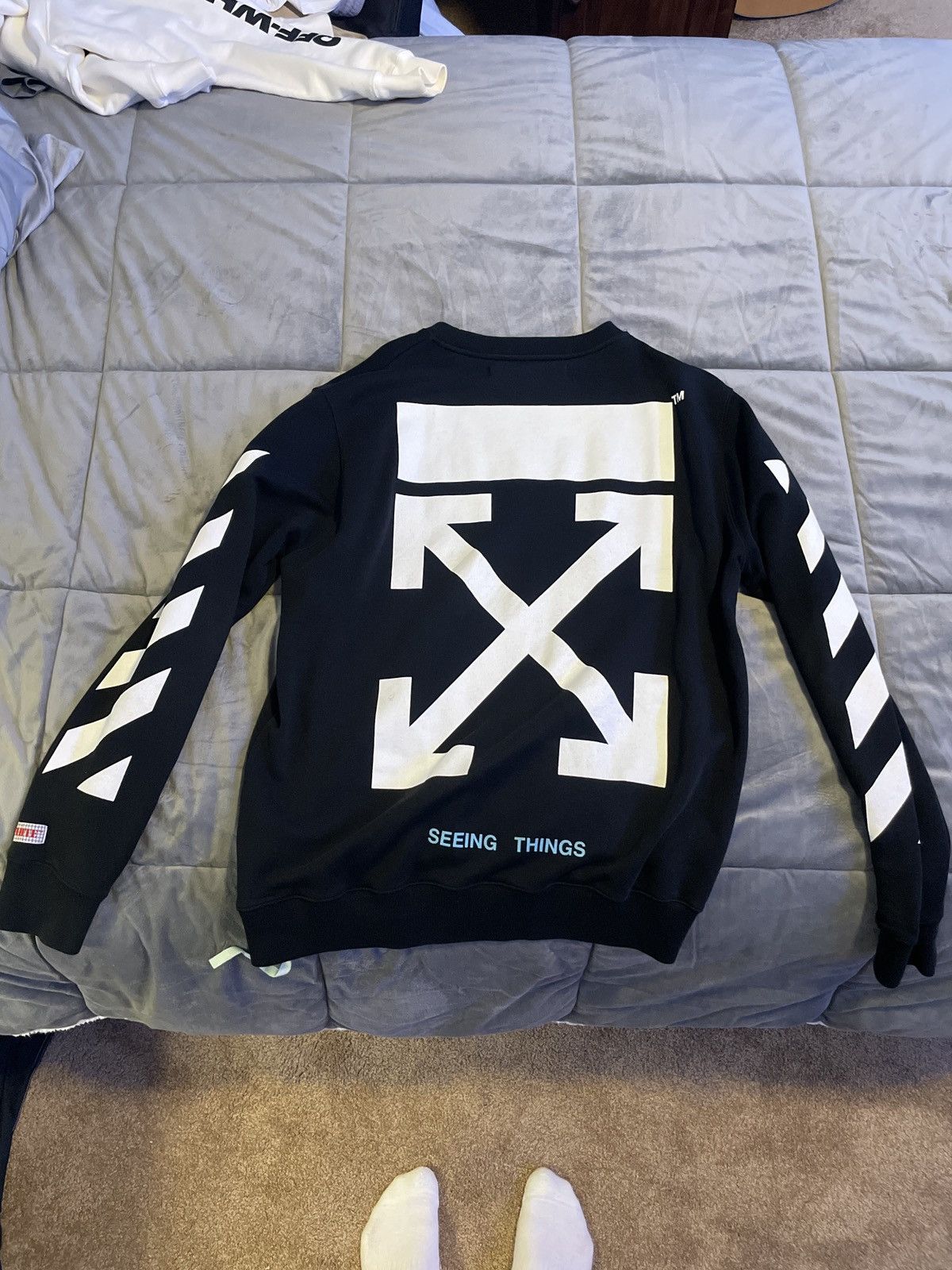Off-White Off White Seeing Things Crewneck | Grailed